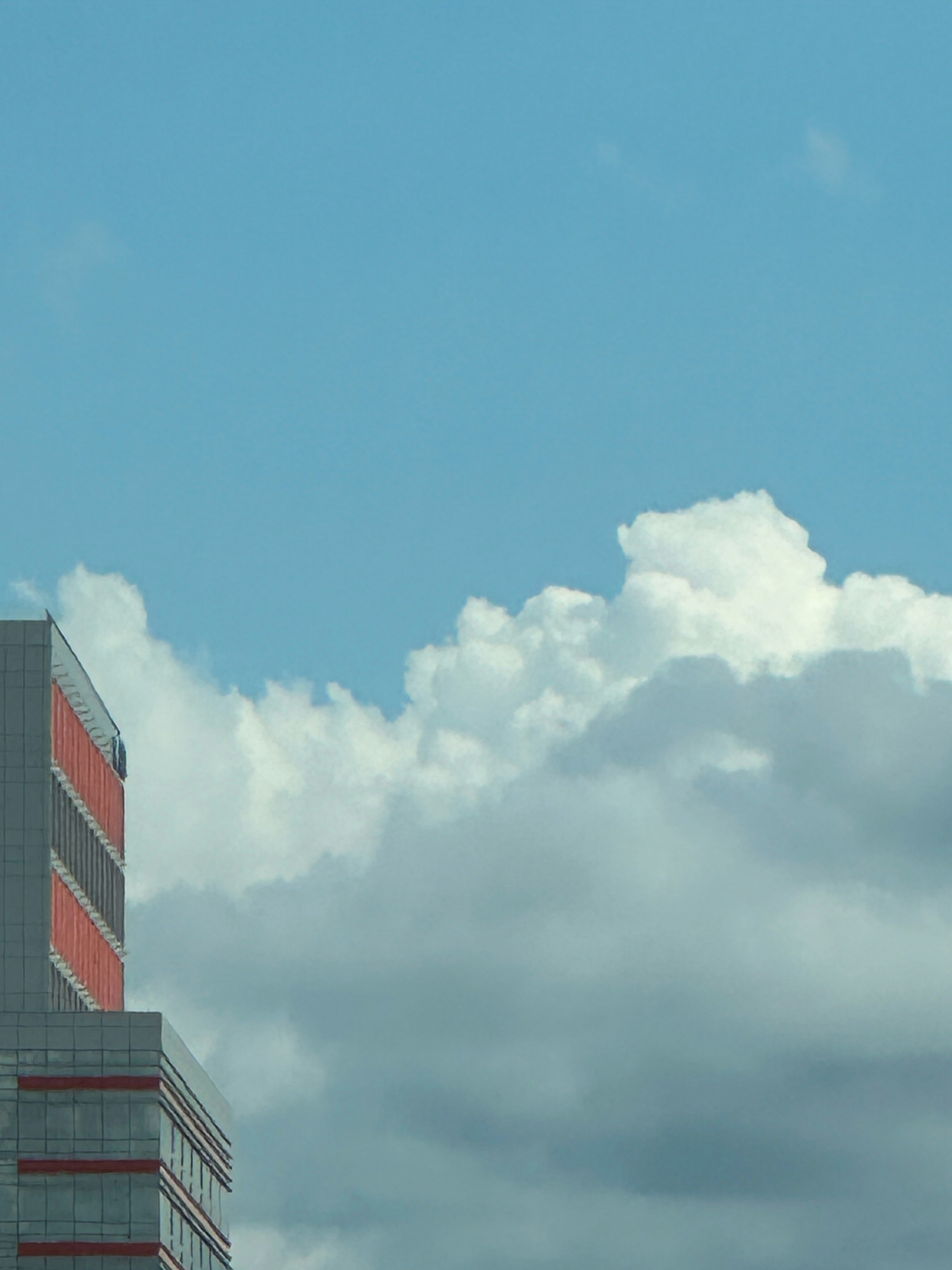 Urban Geometry Against a Sky Canvas