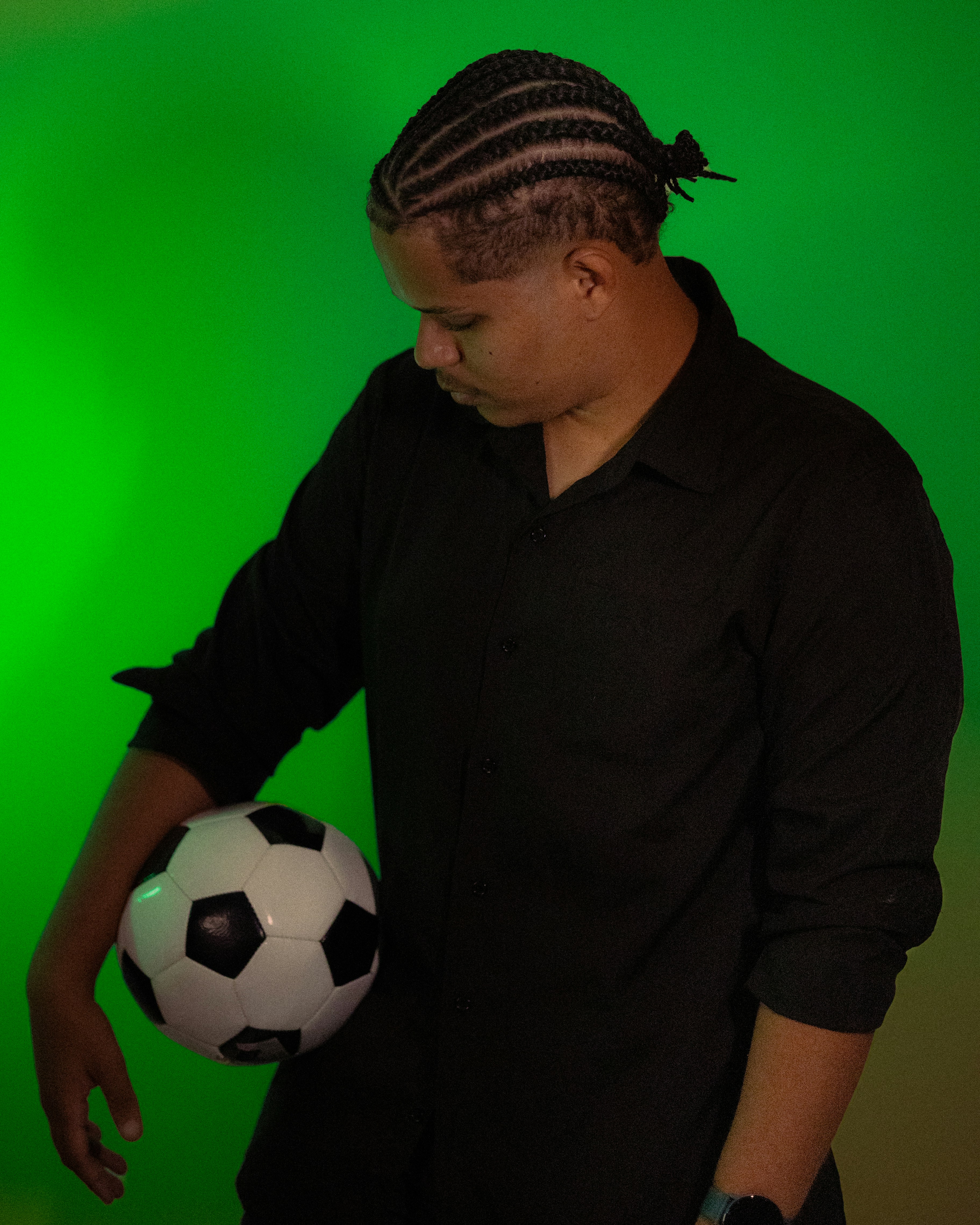 The Art of Balance: A Soccer Moment