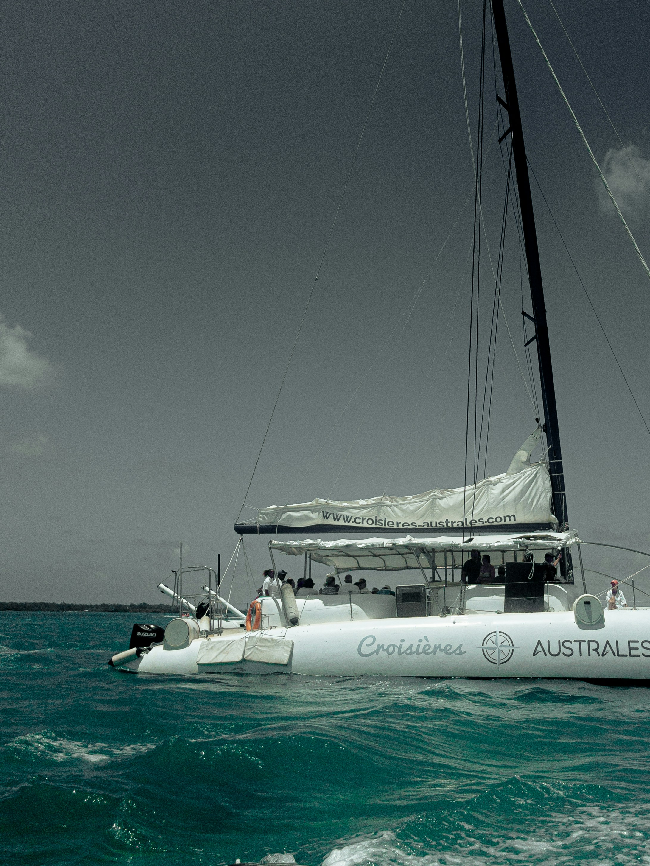 Sailing Serenity: A Catamaran's Journey Through Turquoise Waters
