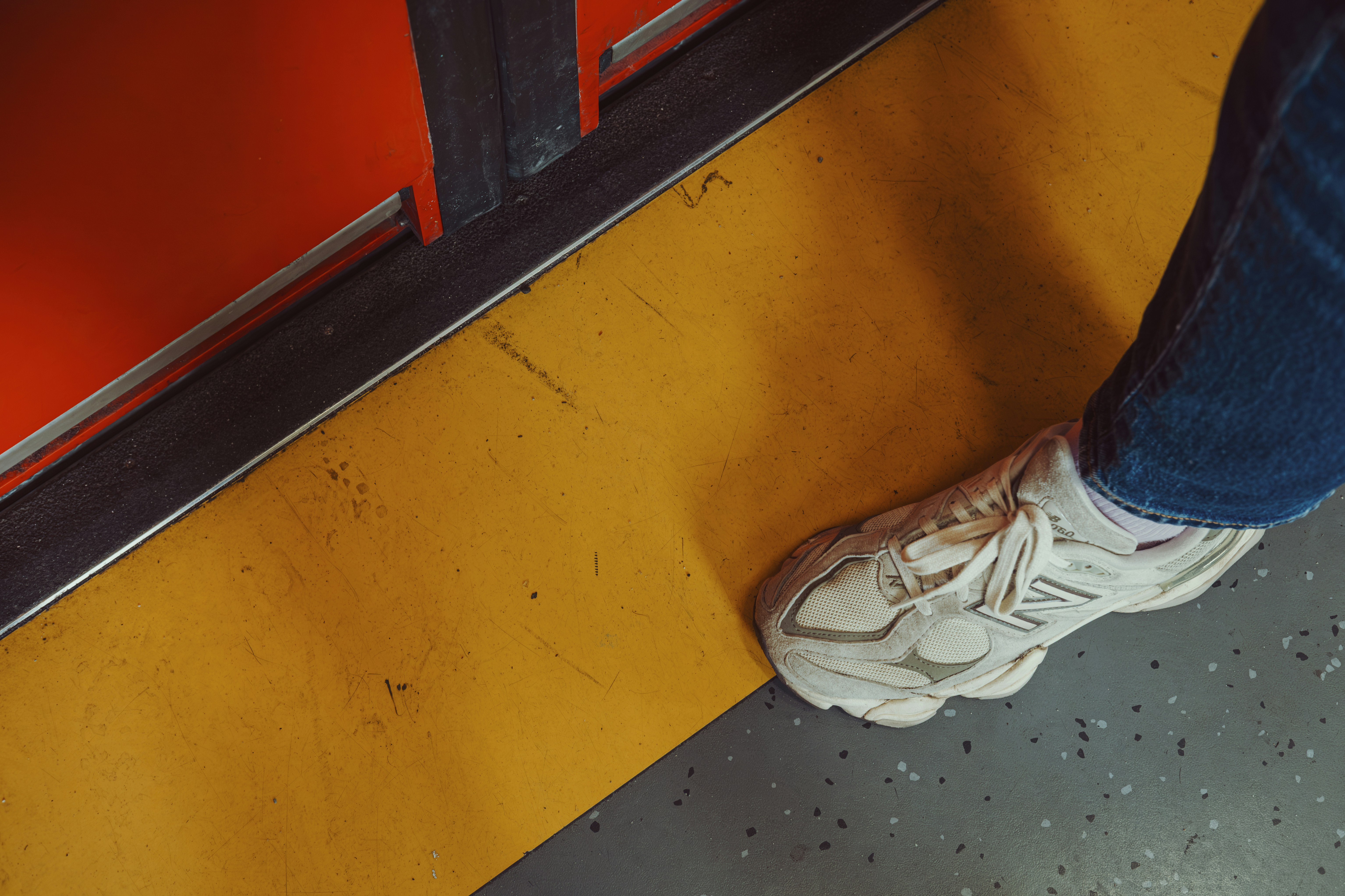 Urban Transit Footsteps: A Moment in Motion