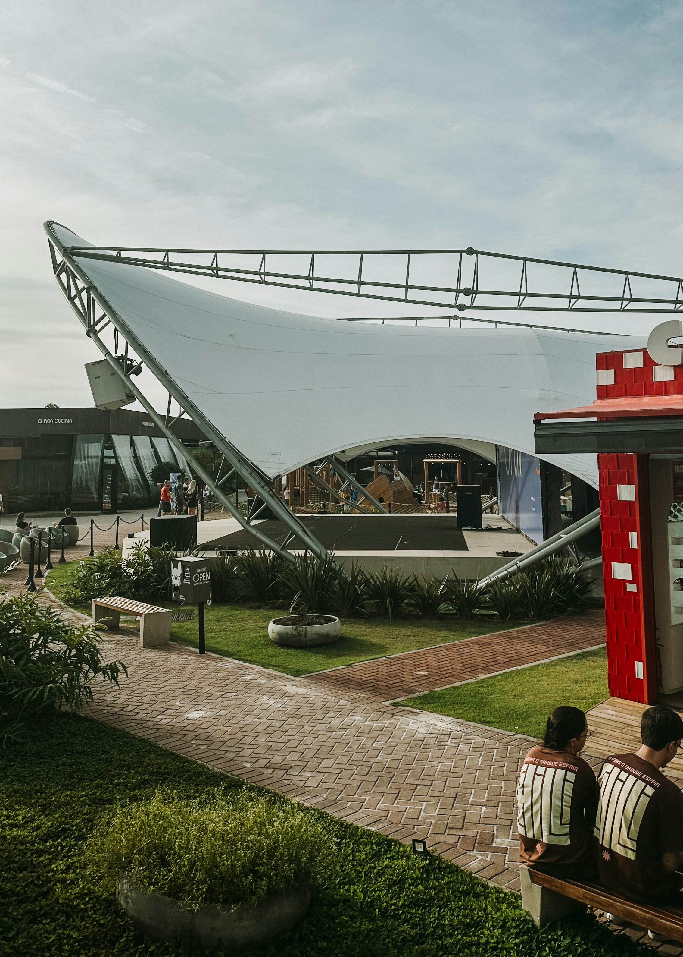 Architectural Harmony: A Modern Pavilion in Nature