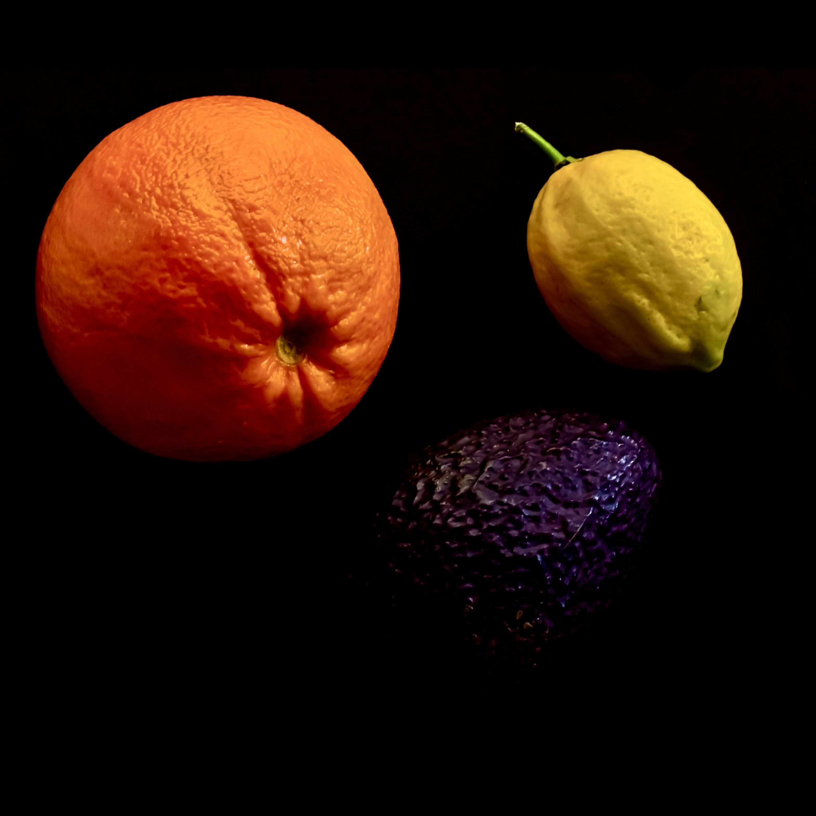 Citrus Harmony: A Colorful Trio