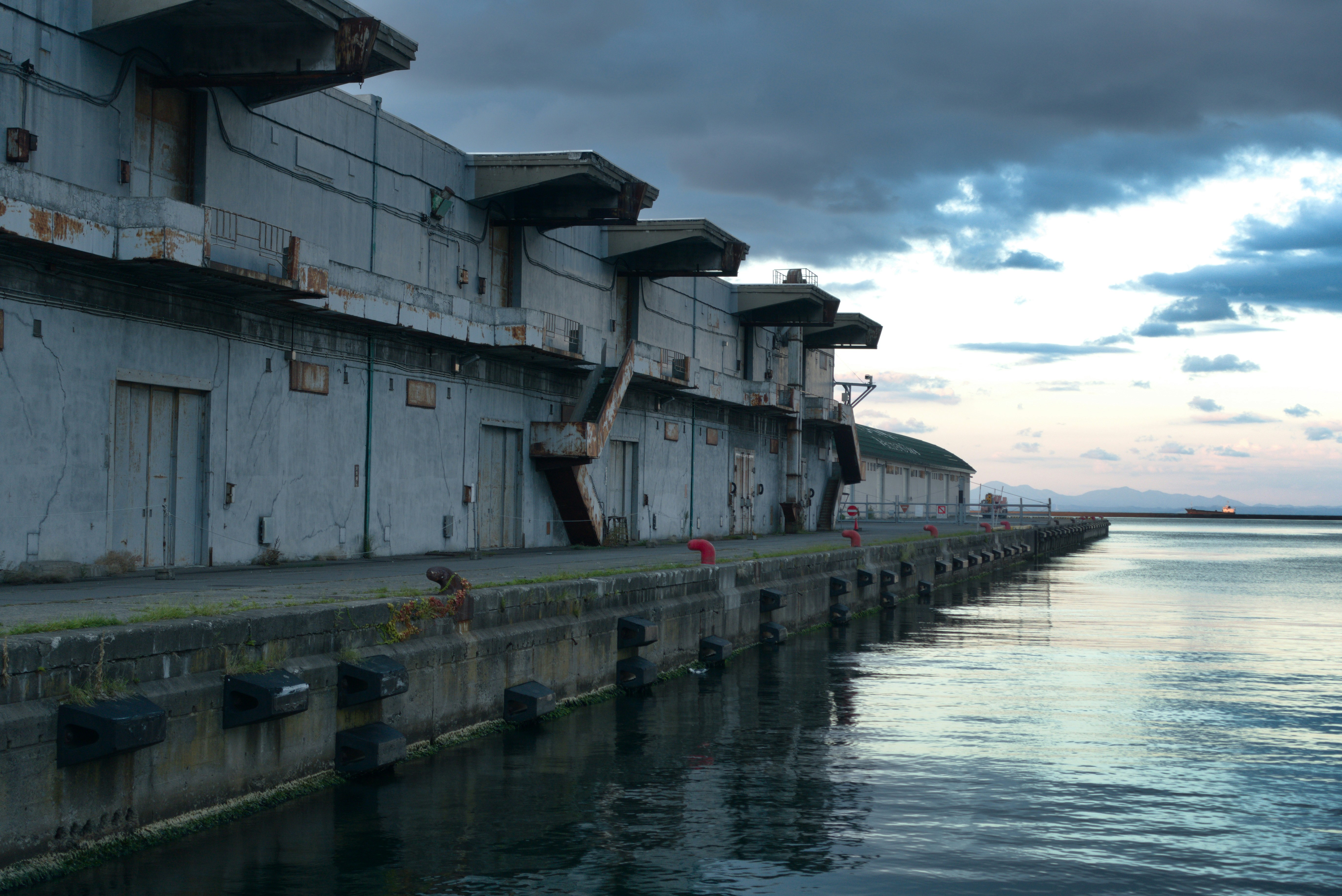 Echoes of Industry: A Waterfront Reflection