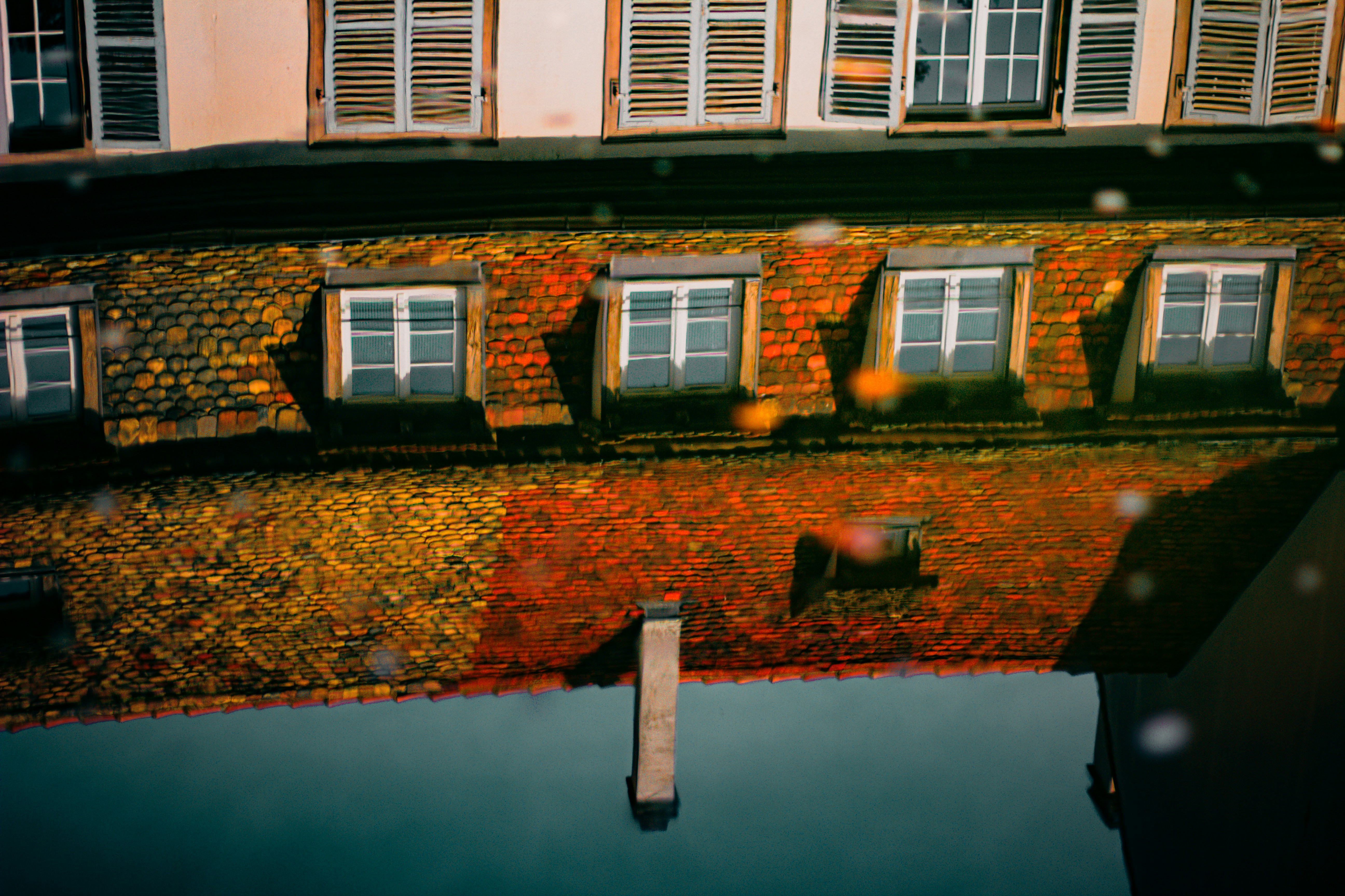 Reflections of Time: A Rooftop Mosaic