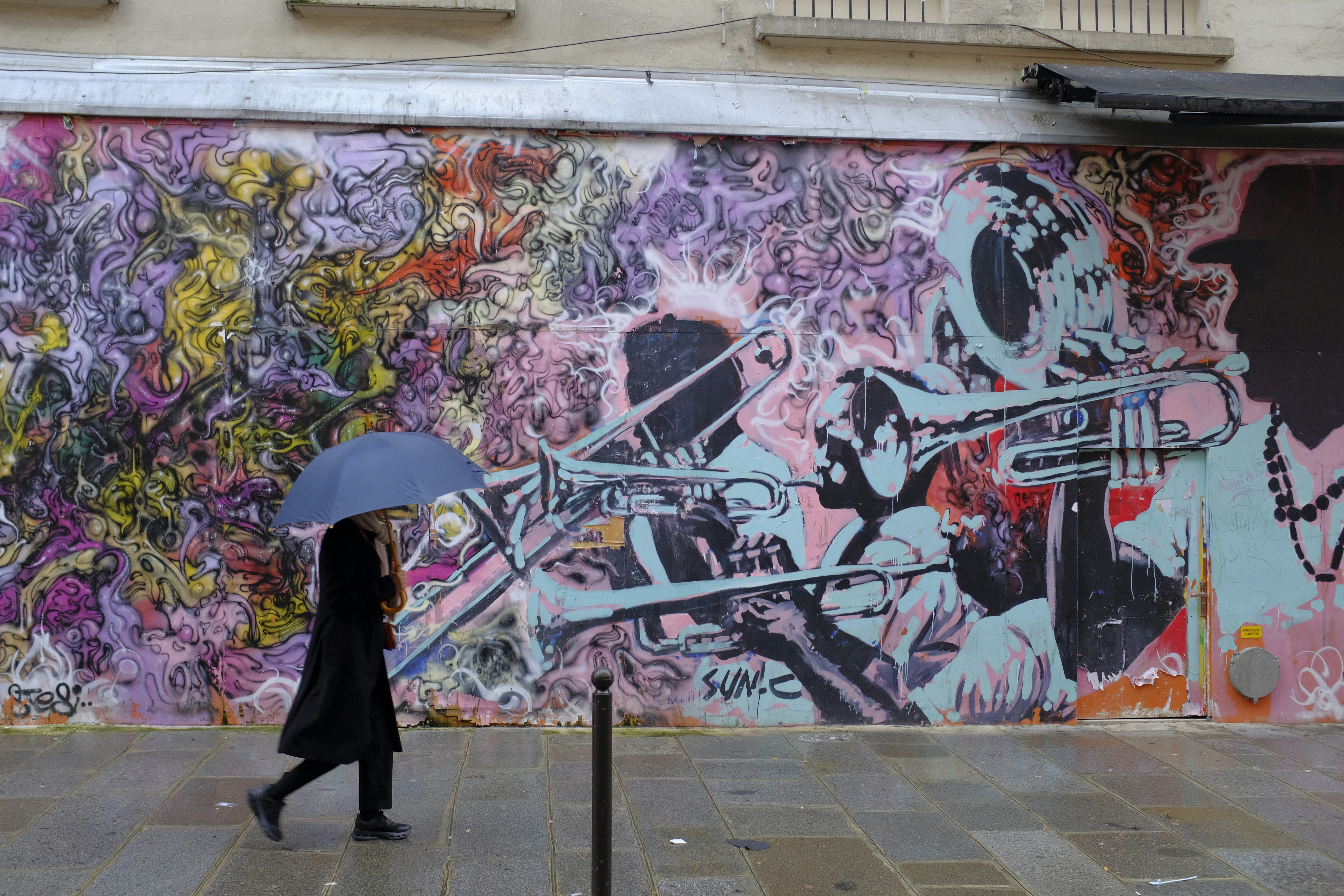 Urban Symphony: A Dance of Color and Sound