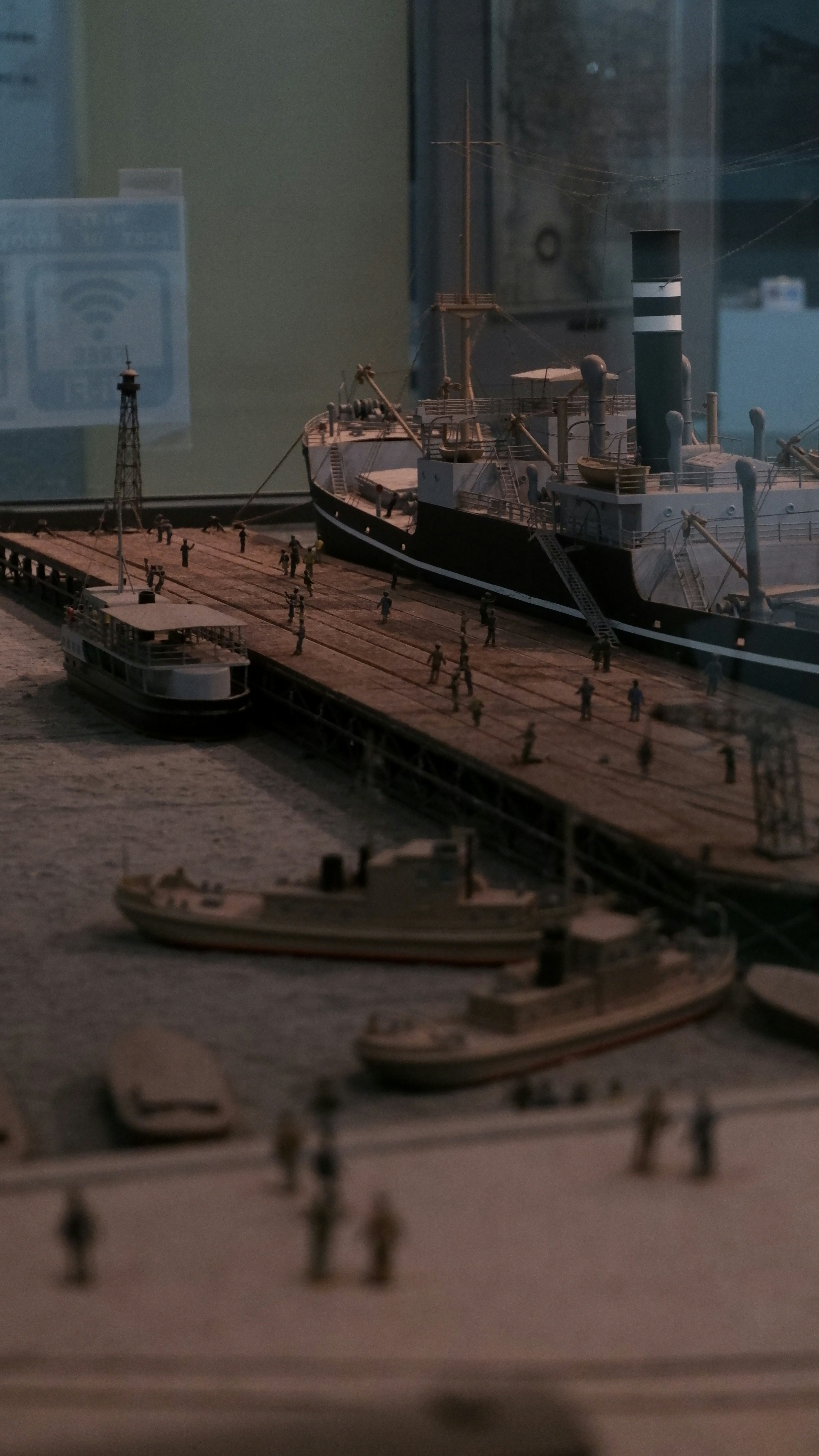 Nautical Nostalgia: A Model Harbor in Motion
