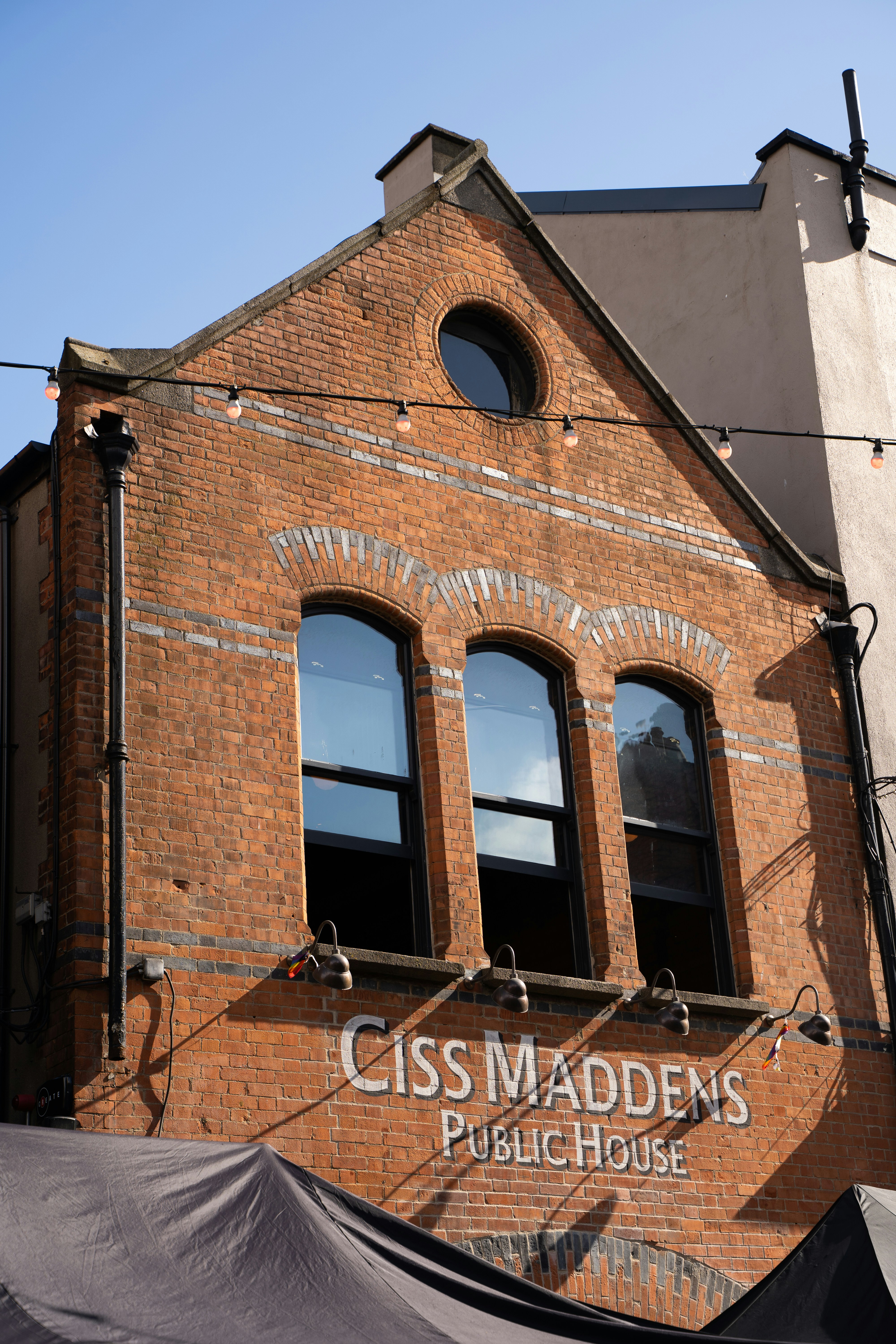 Ciss maddens public house building exterior detail