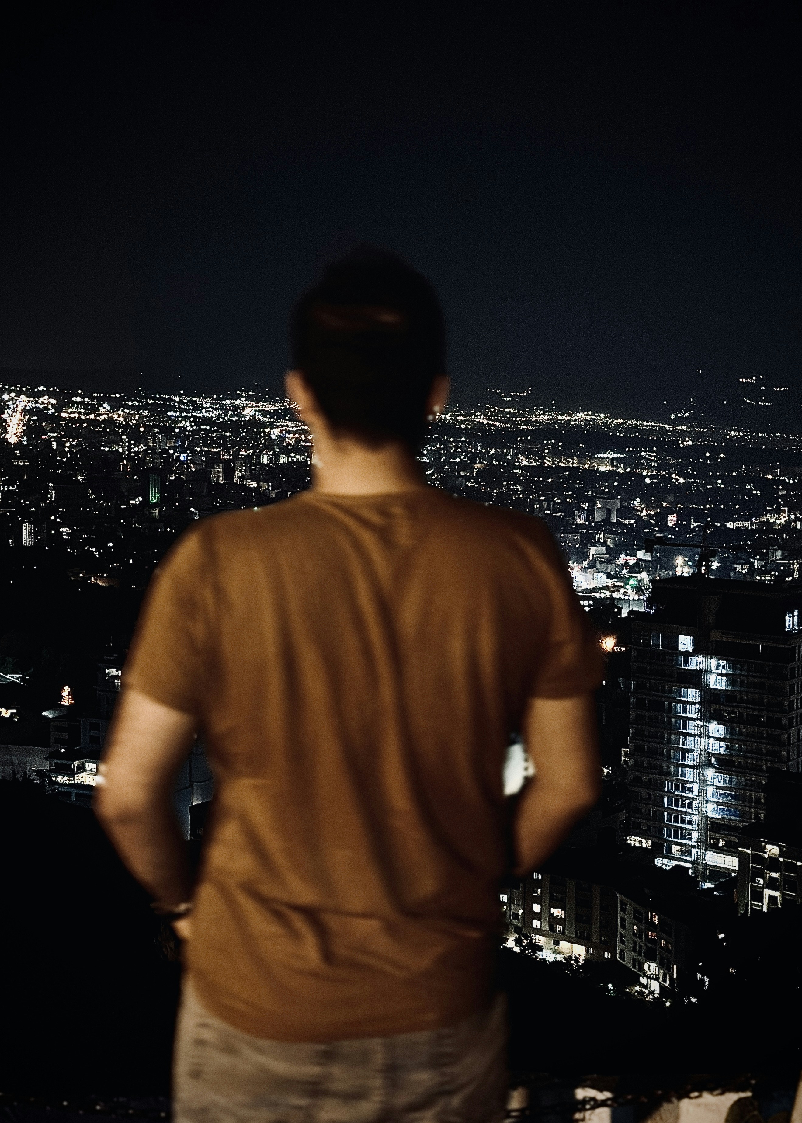 Urban Reflections: A Nighttime Contemplation