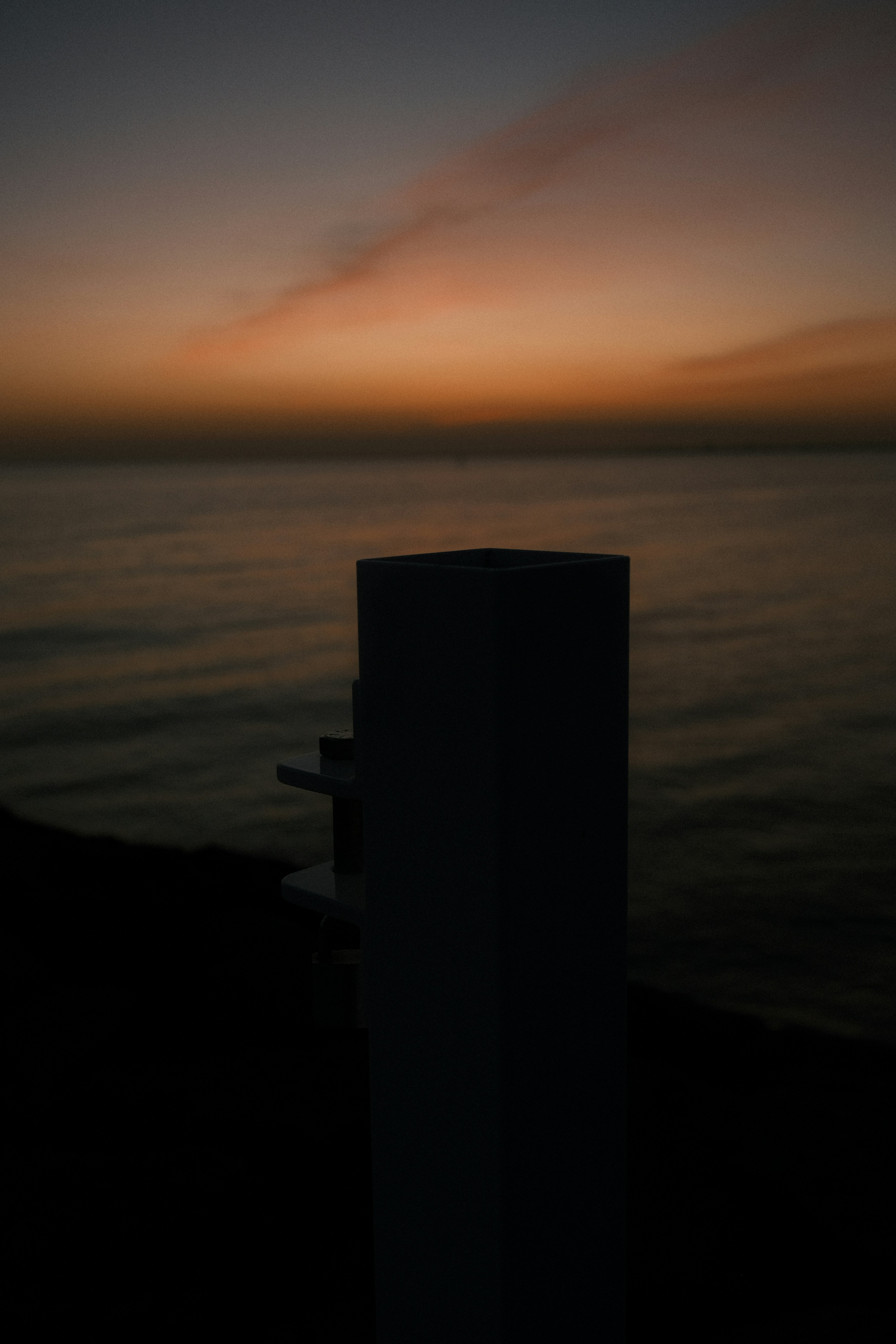 Dusk Sentinel by the Quiet Sea
