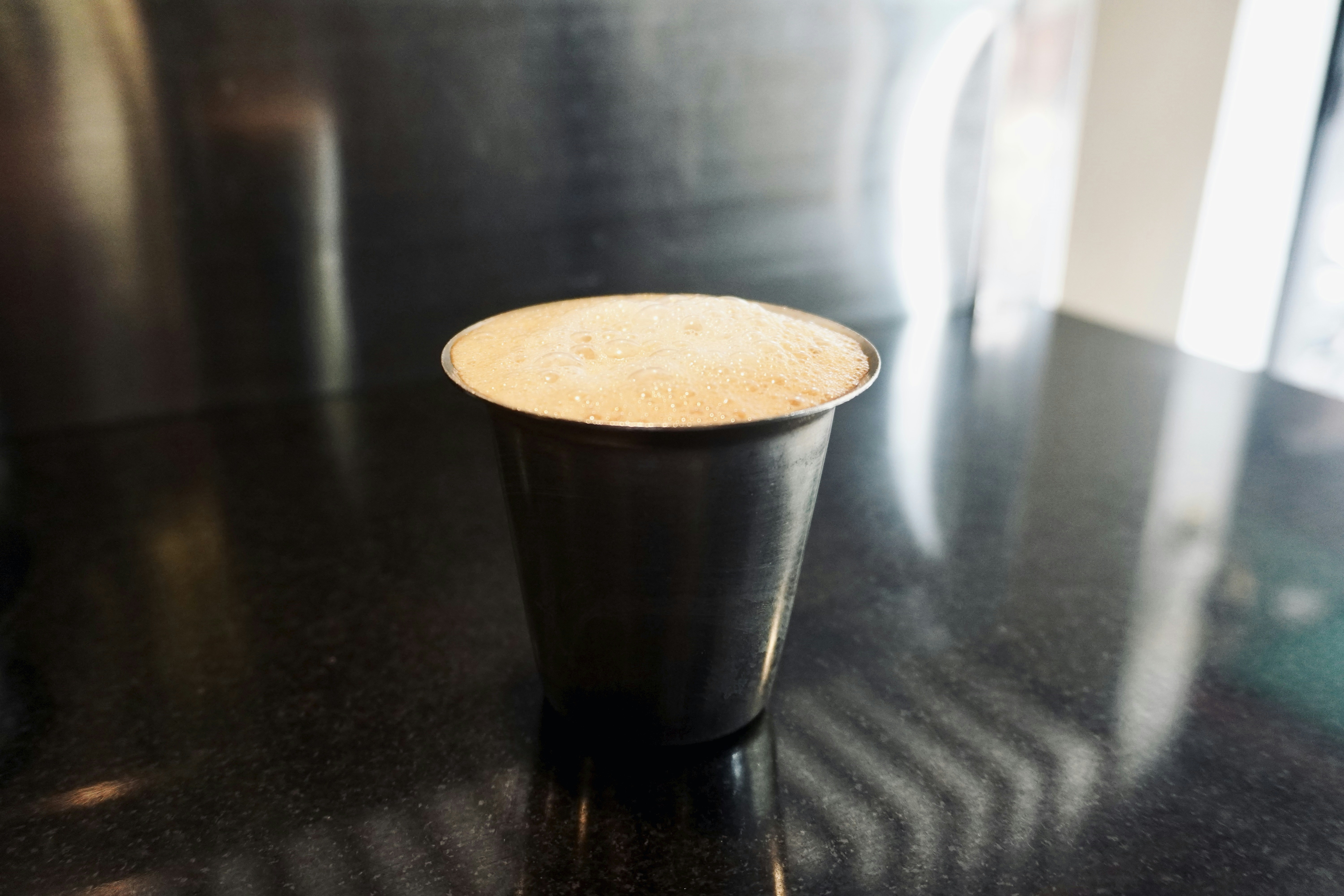 A Moment of Warmth in a Stainless Steel Cup
