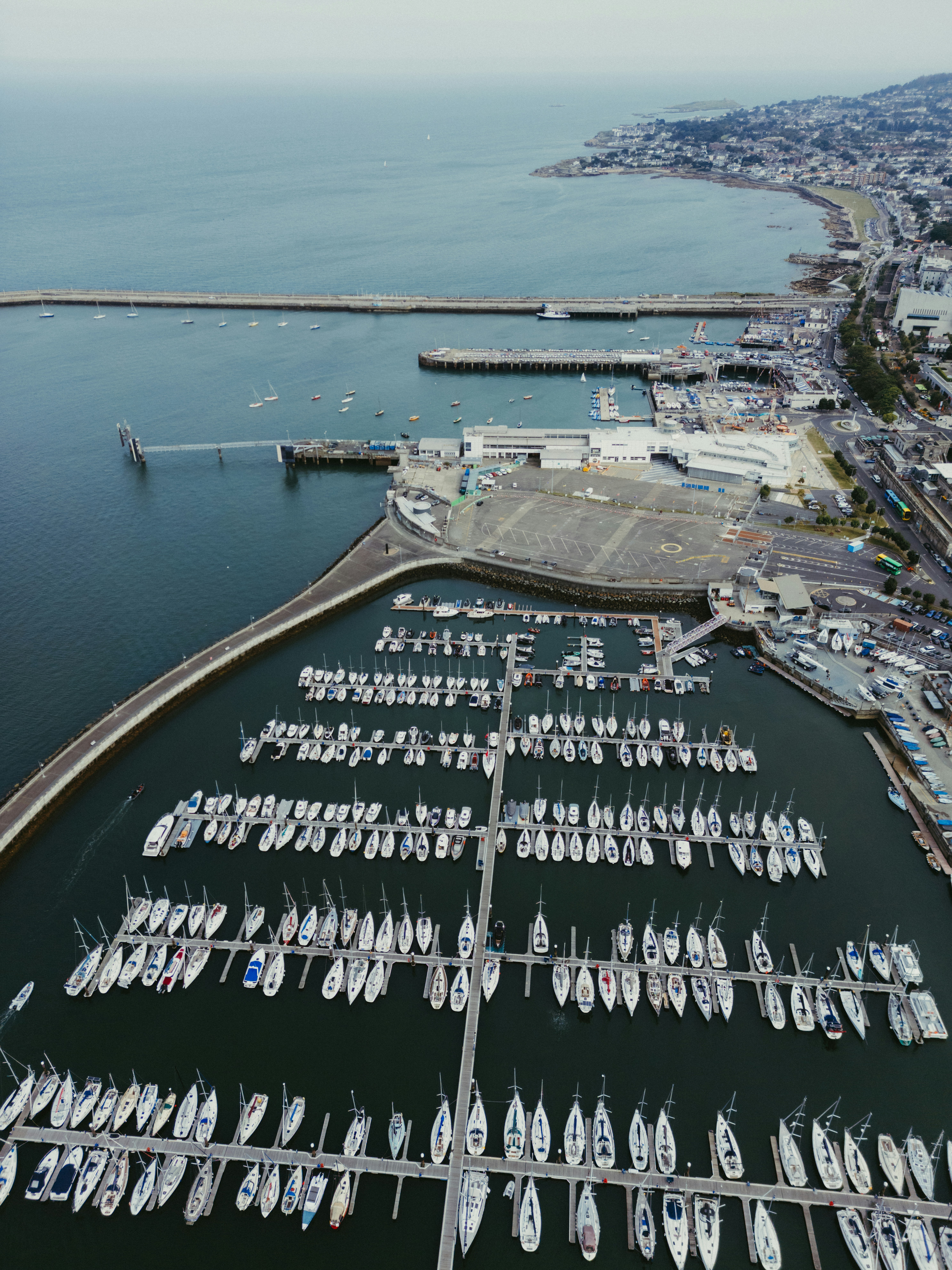 Nautical Harmony: A Bird's Eye View of the Marina