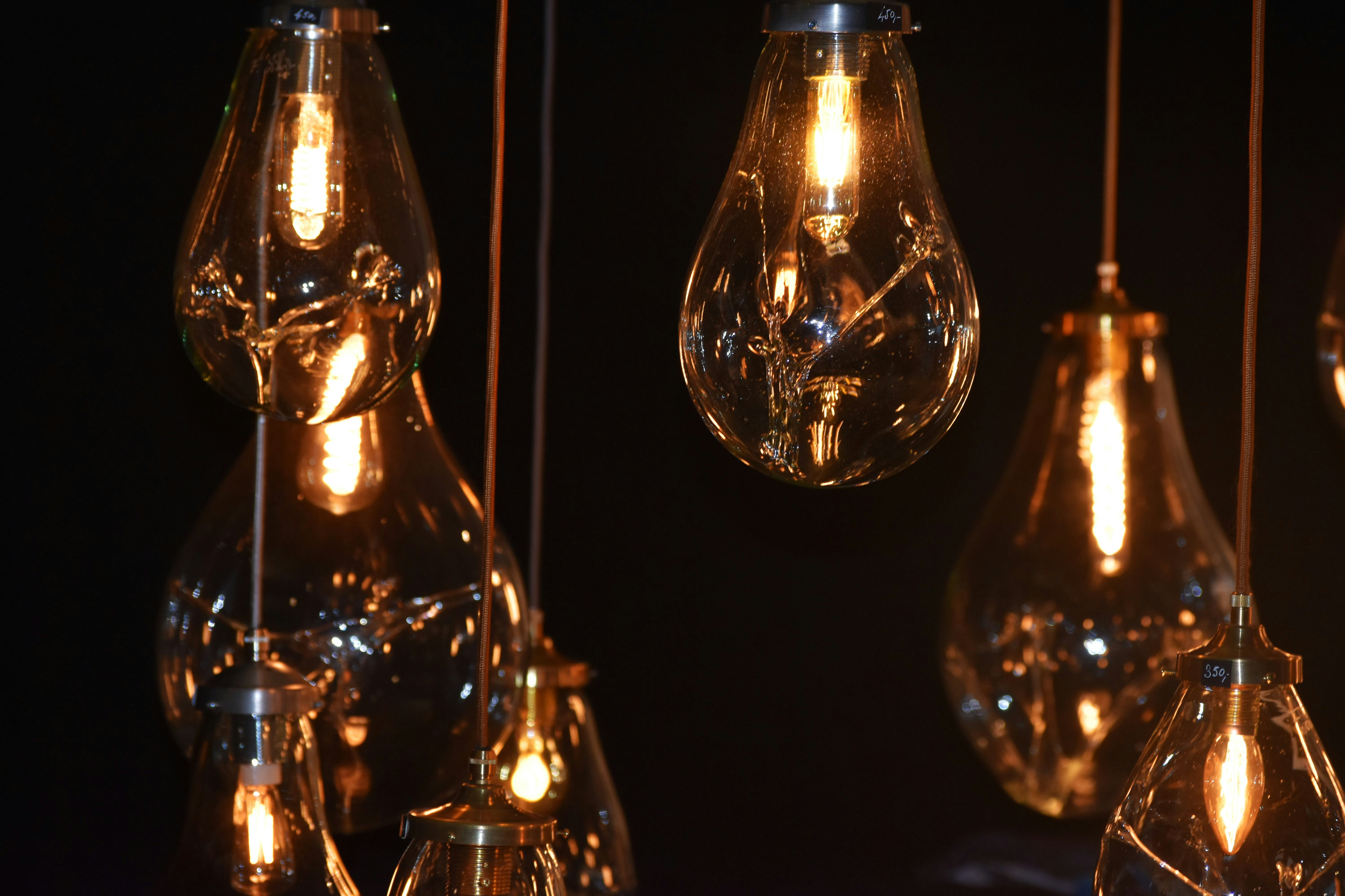 Illuminated Elegance: A Dance of Light and Glass