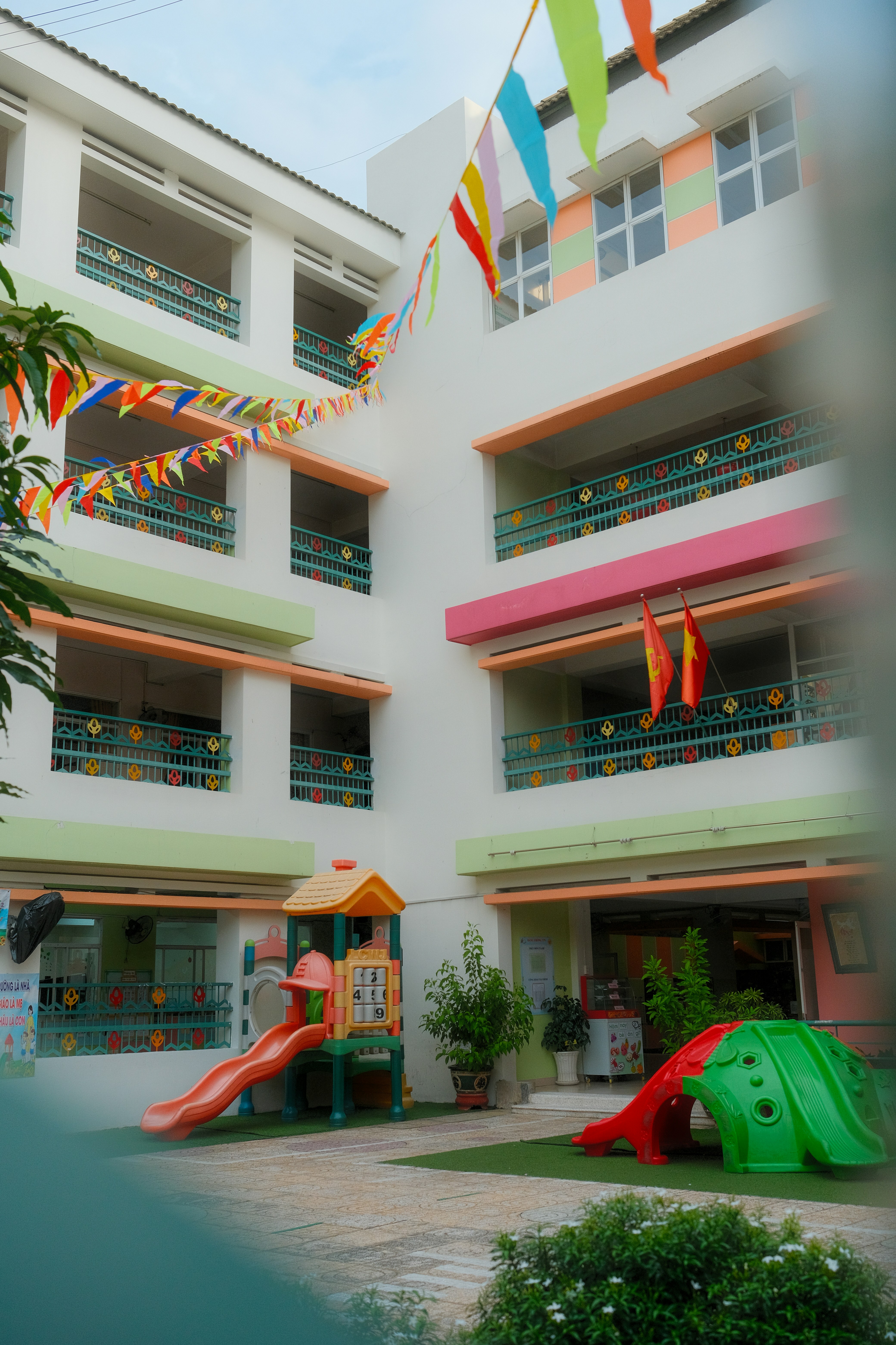 A Vibrant Playground Oasis