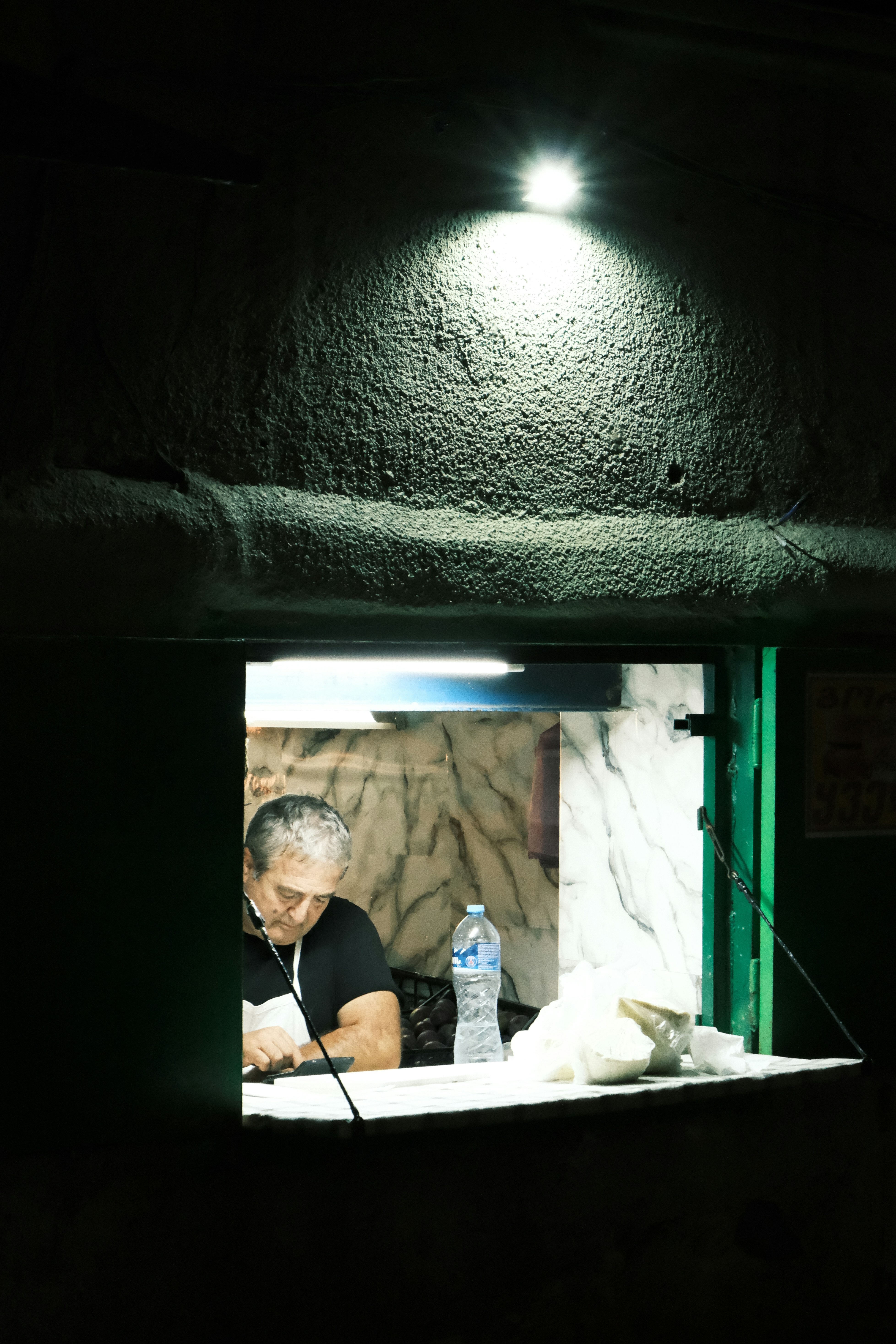 The Artisan's Evening: Crafting Under Soft Glow