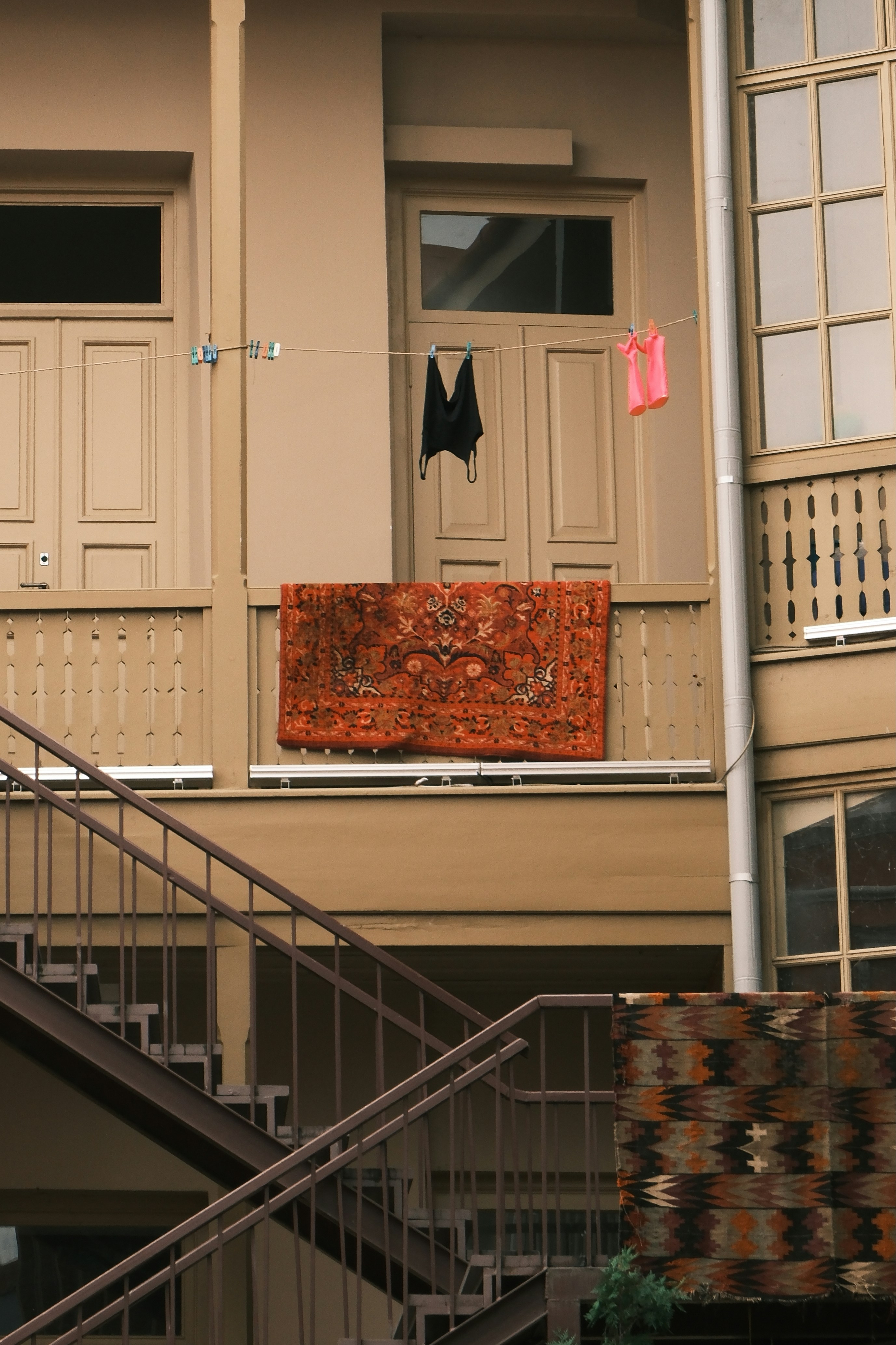 Balcony Textiles: A Tapestry of Everyday Life