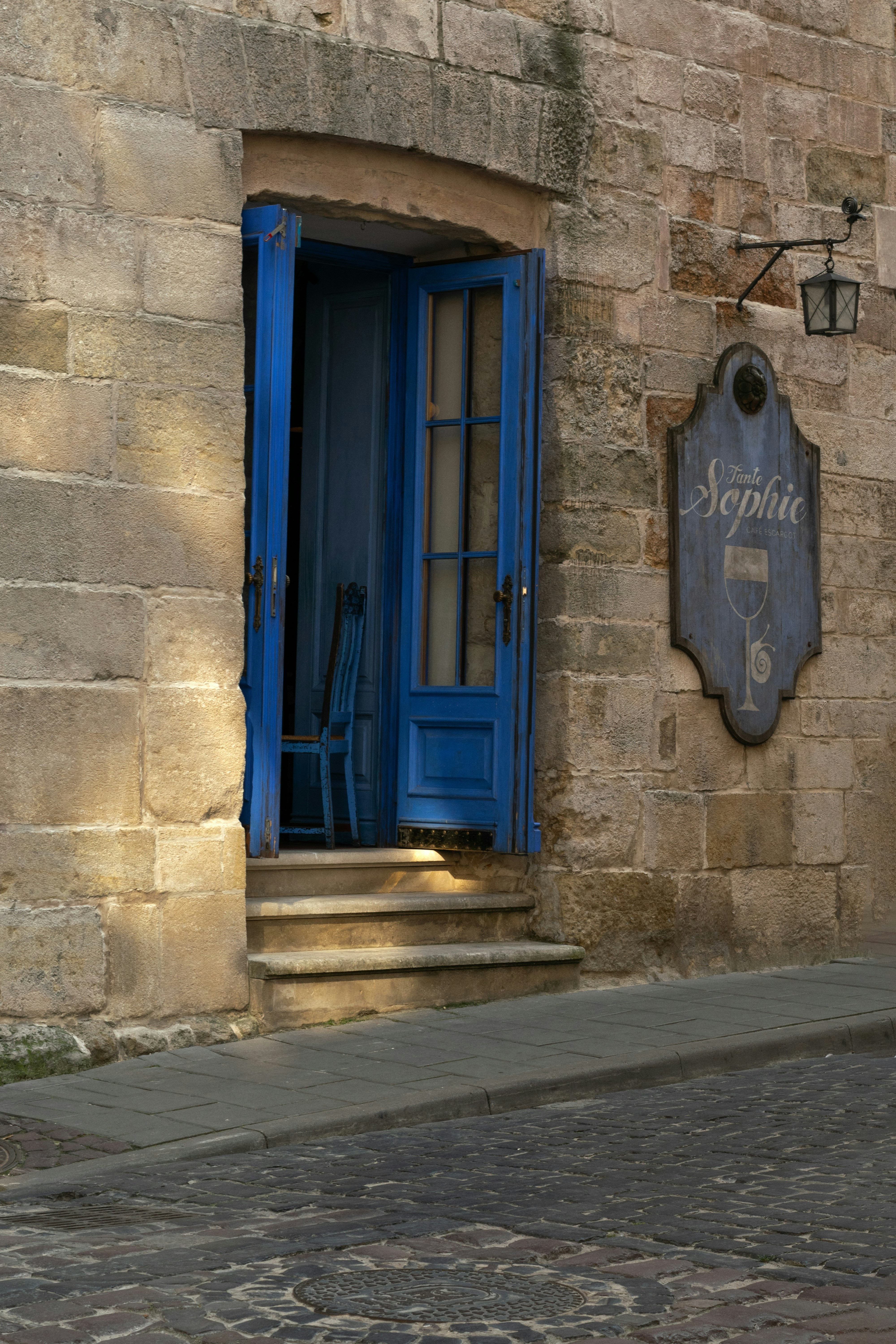 The Blue Portal: A Glimpse into Tranquil Moments
