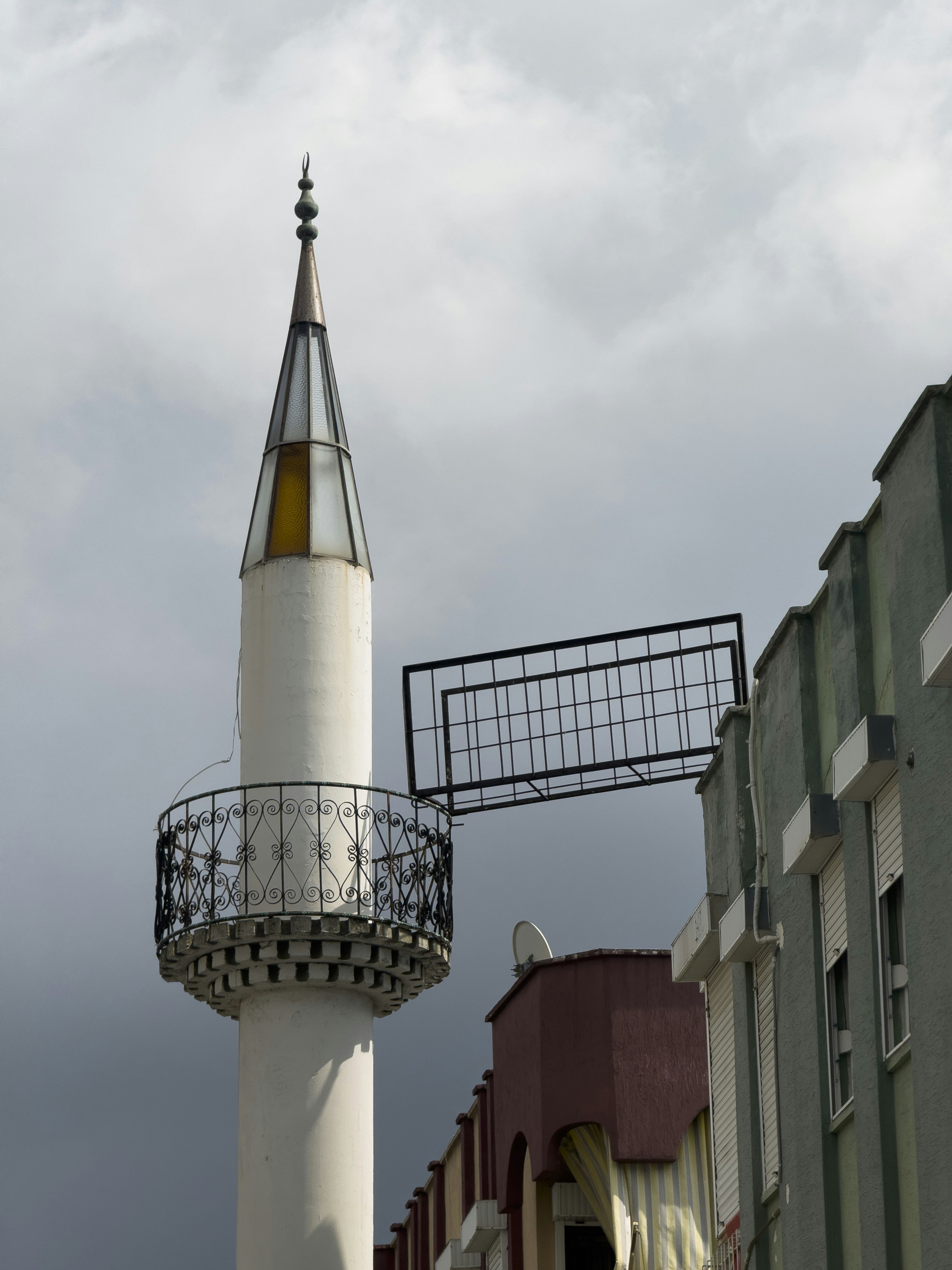 Urban Elegance: The Spire's Silent Watch