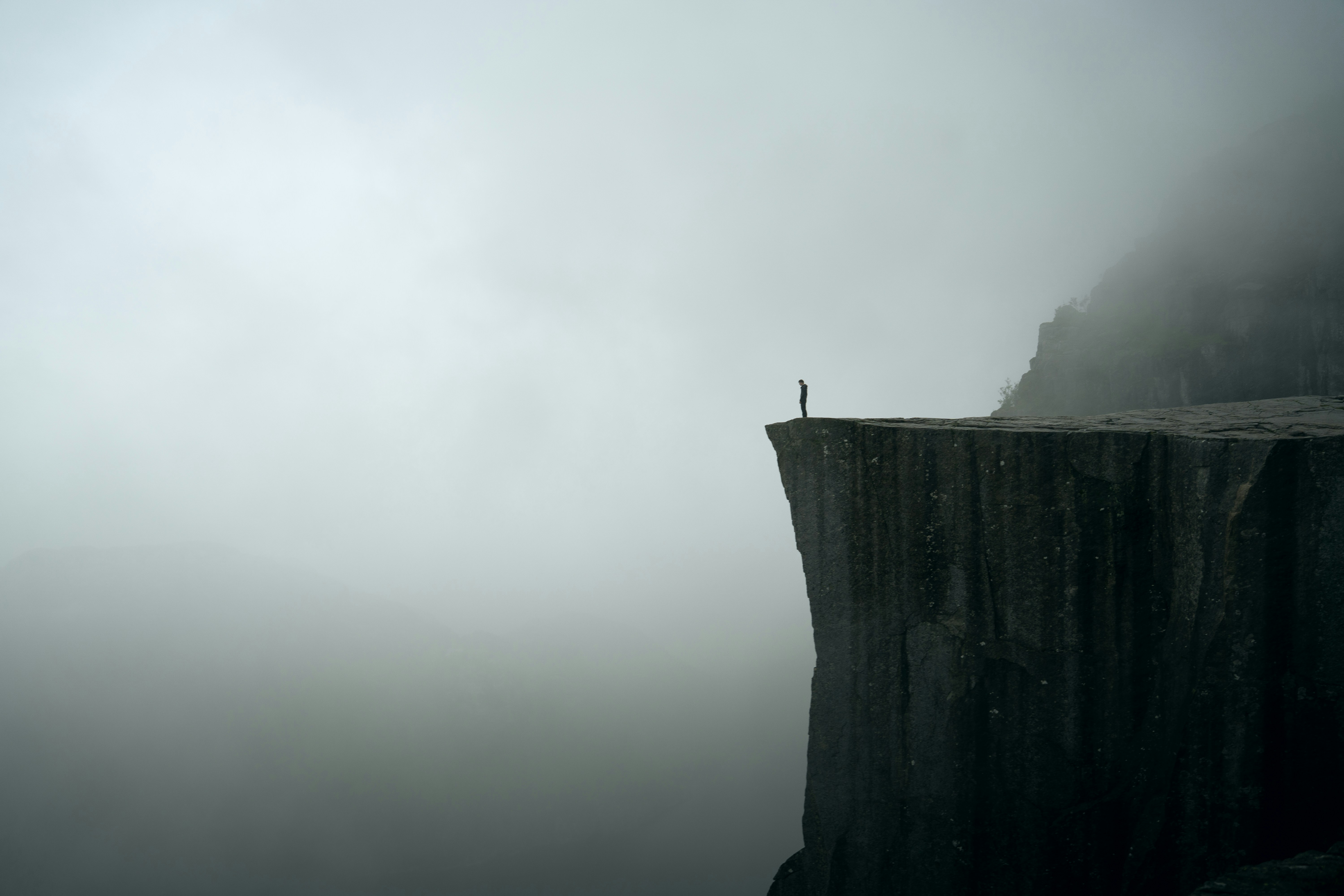 Embracing the Abyss: A Solitary Stand