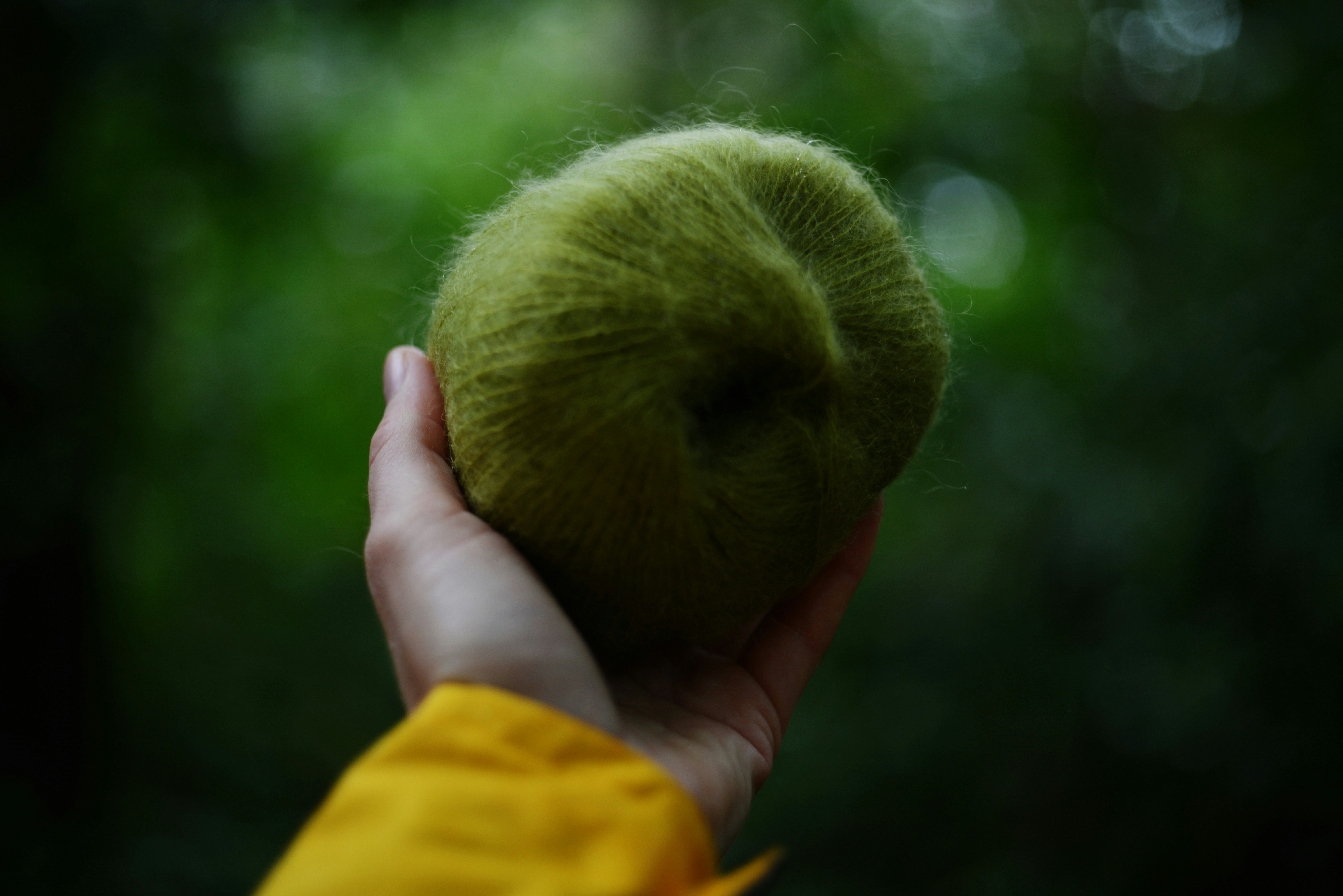 Nature's Yarn: A Touch of Green