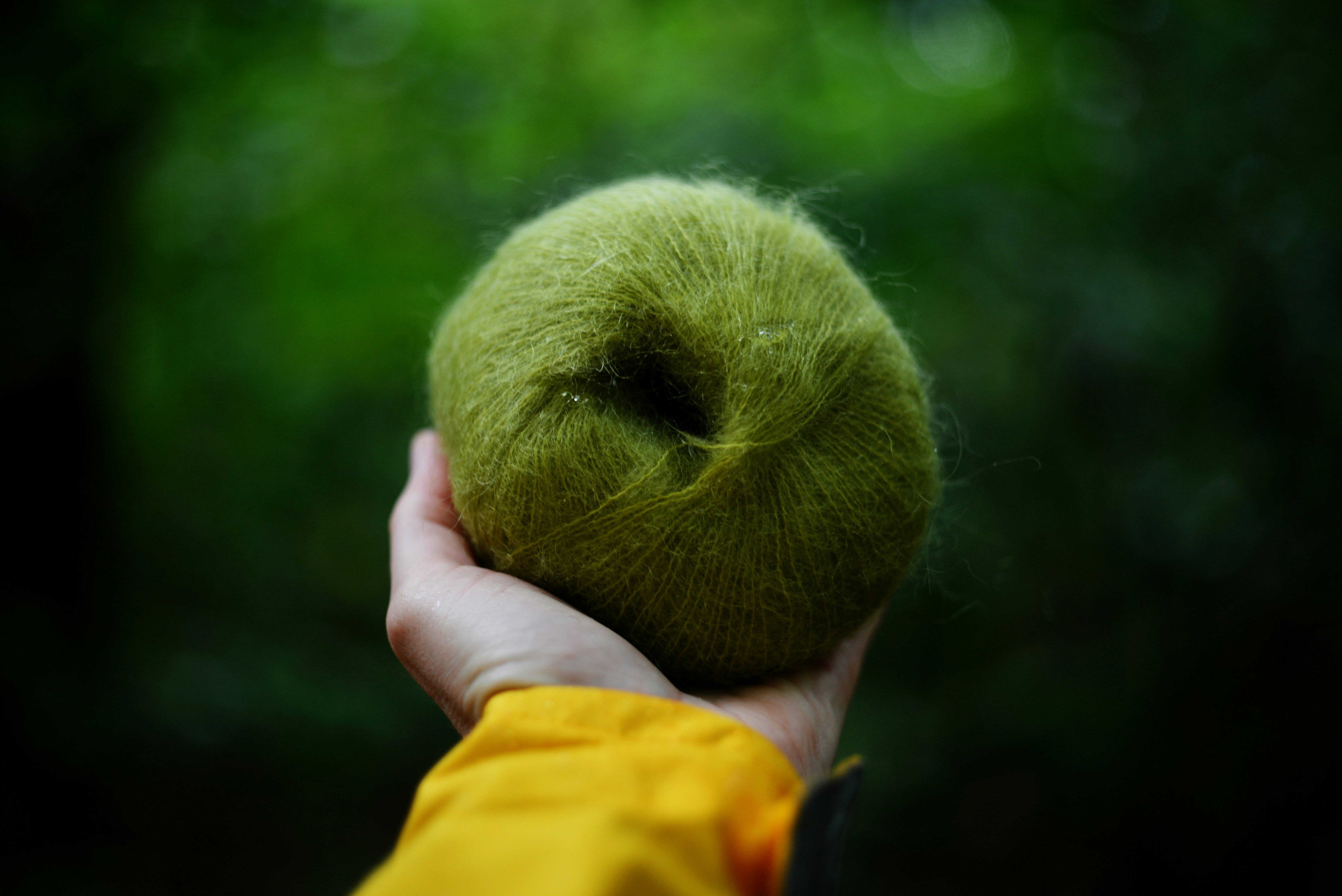 Nature's Yarn: A Touch of Green