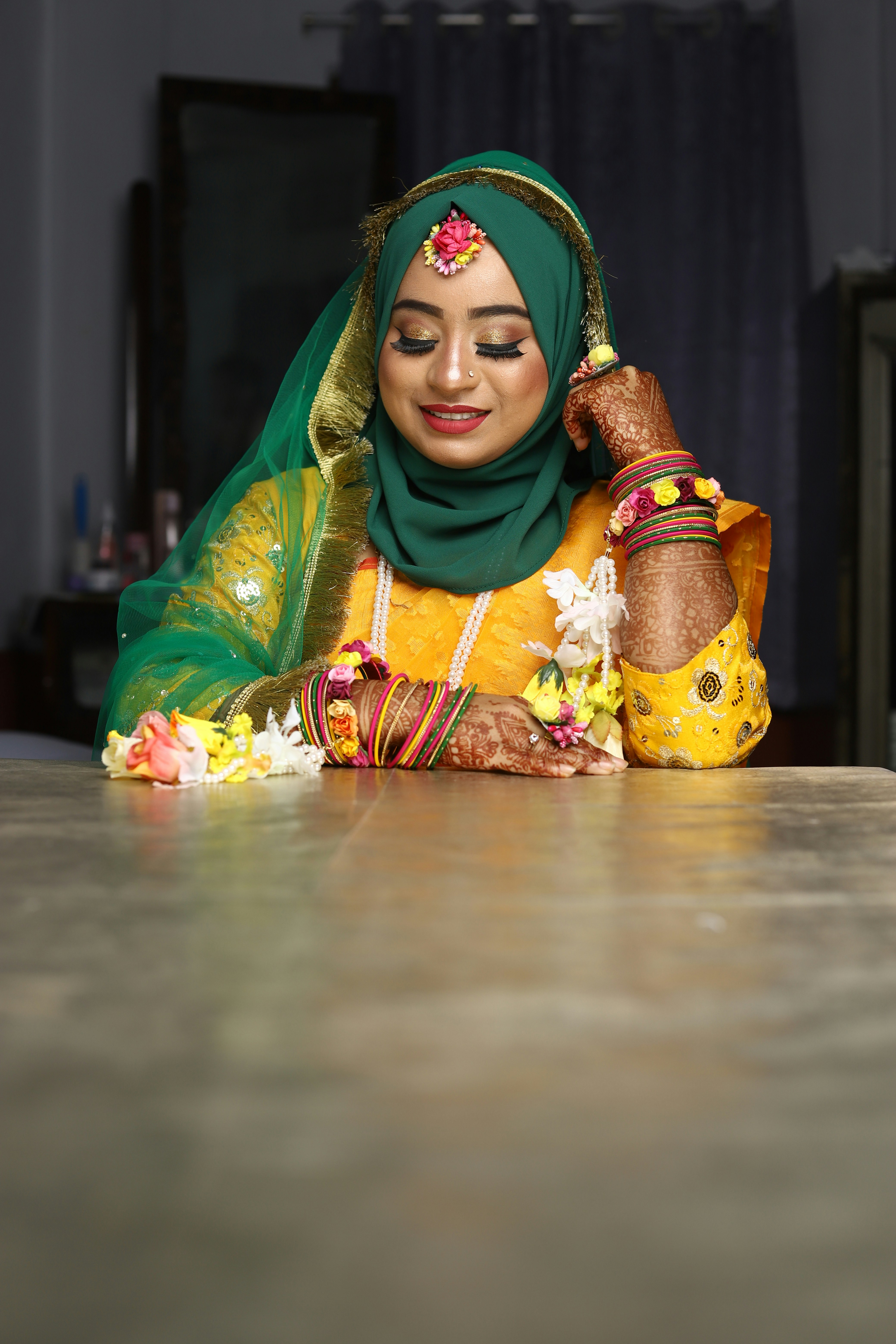 Embracing Tradition: A Portrait of Cultural Elegance