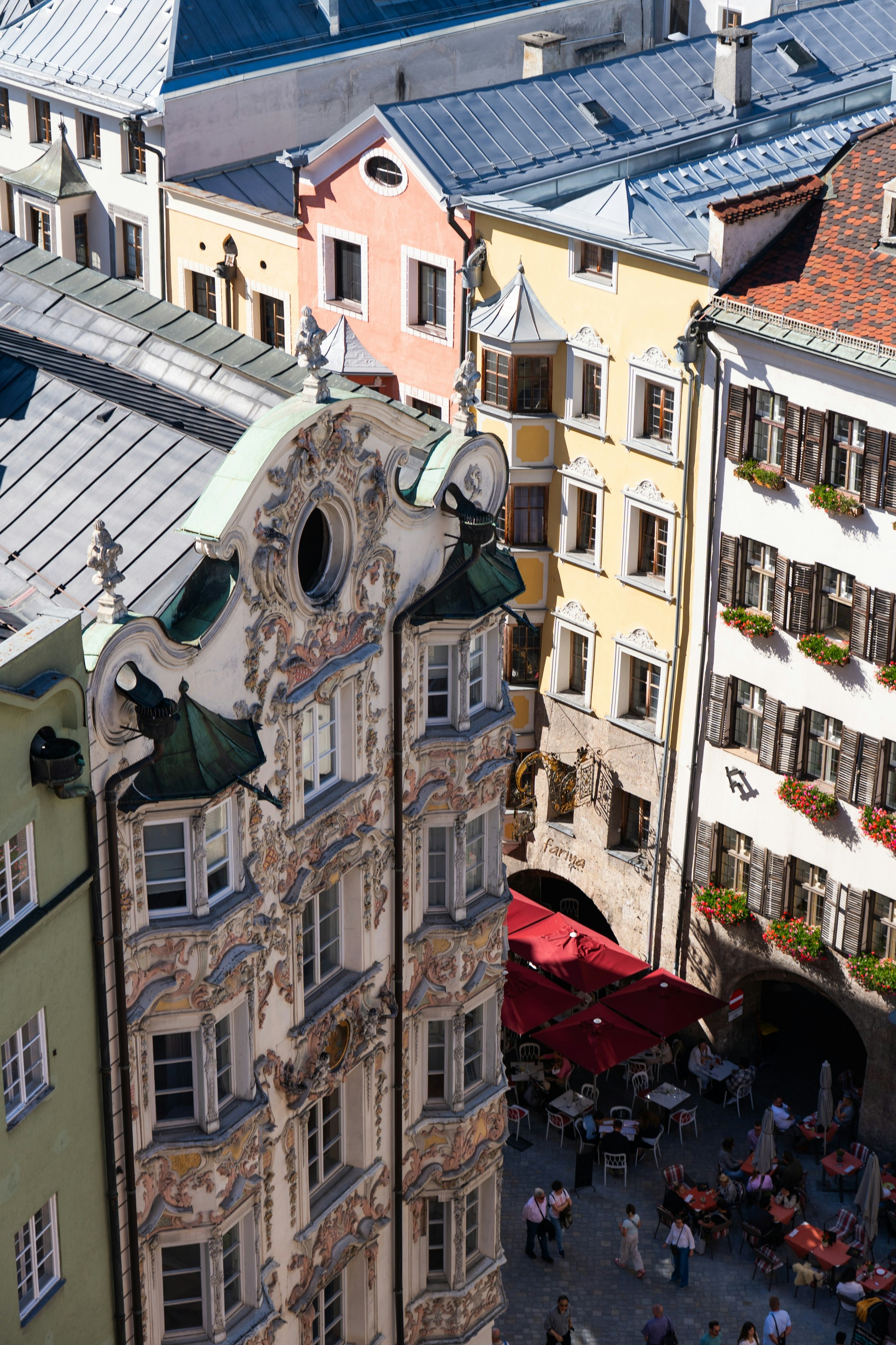 Architectural Harmony: A Tapestry of Colors and Forms