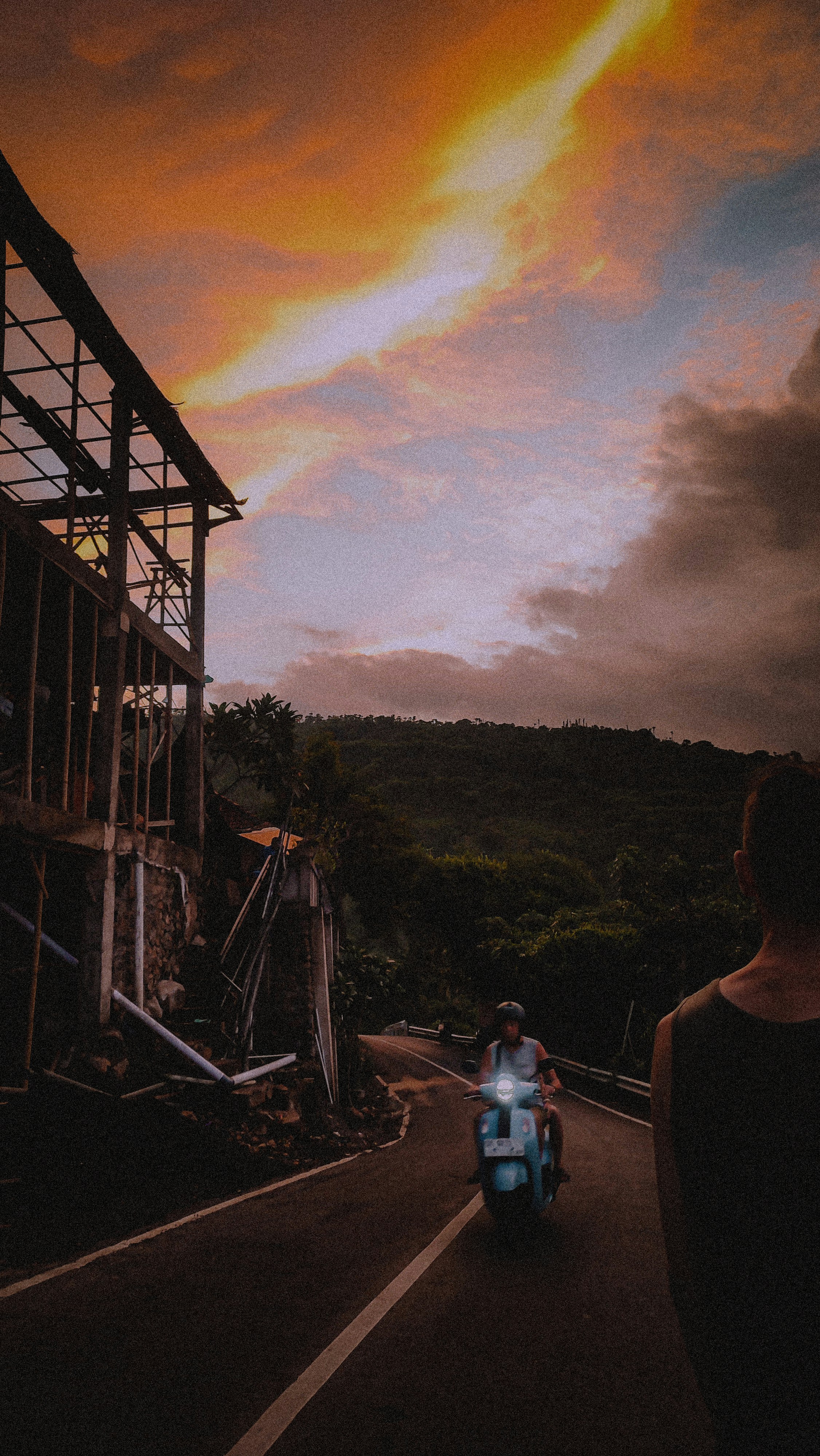 Twilight Journey on Winding Roads