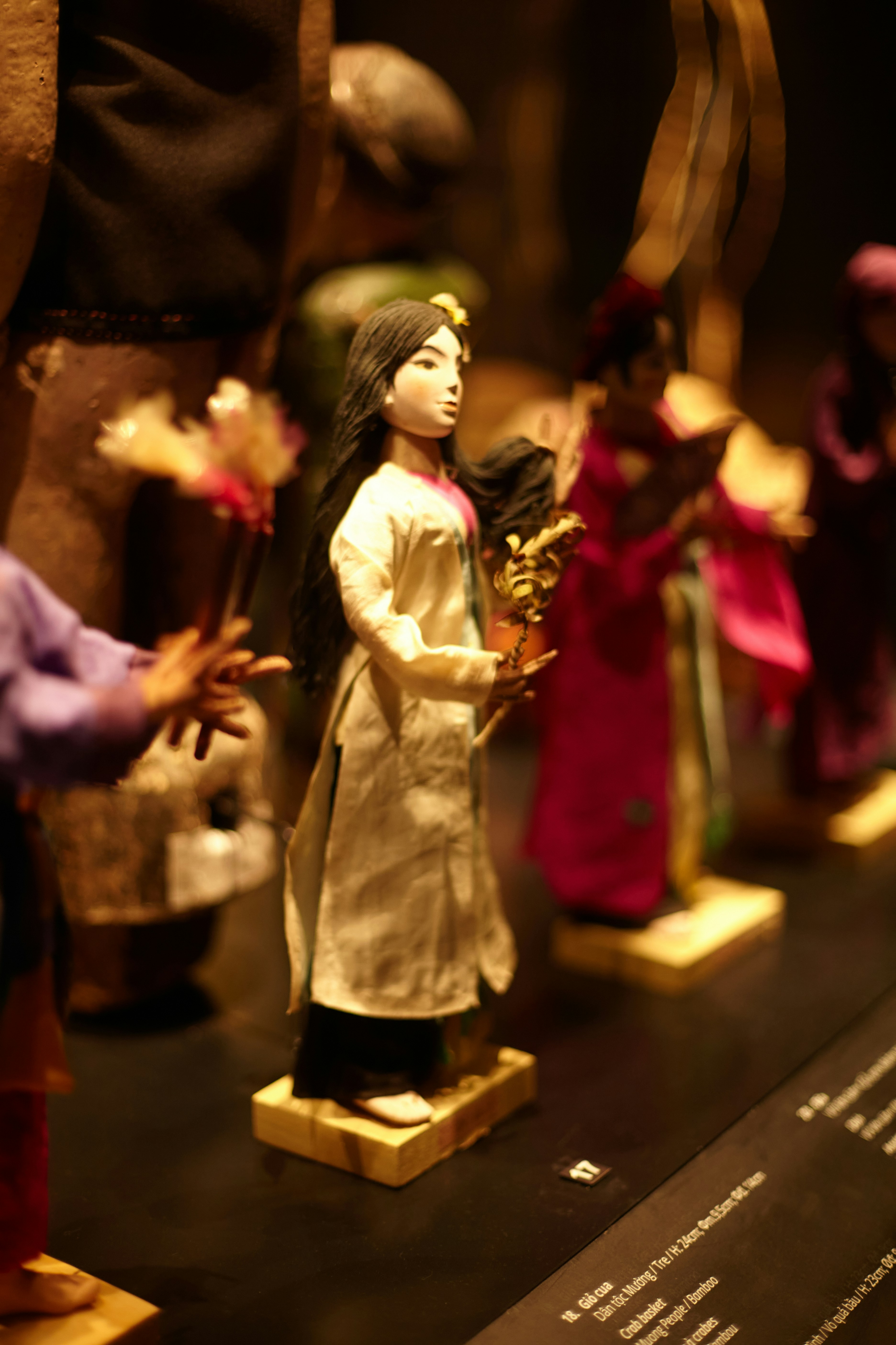 Cultural Echoes: A Display of Artful Dolls