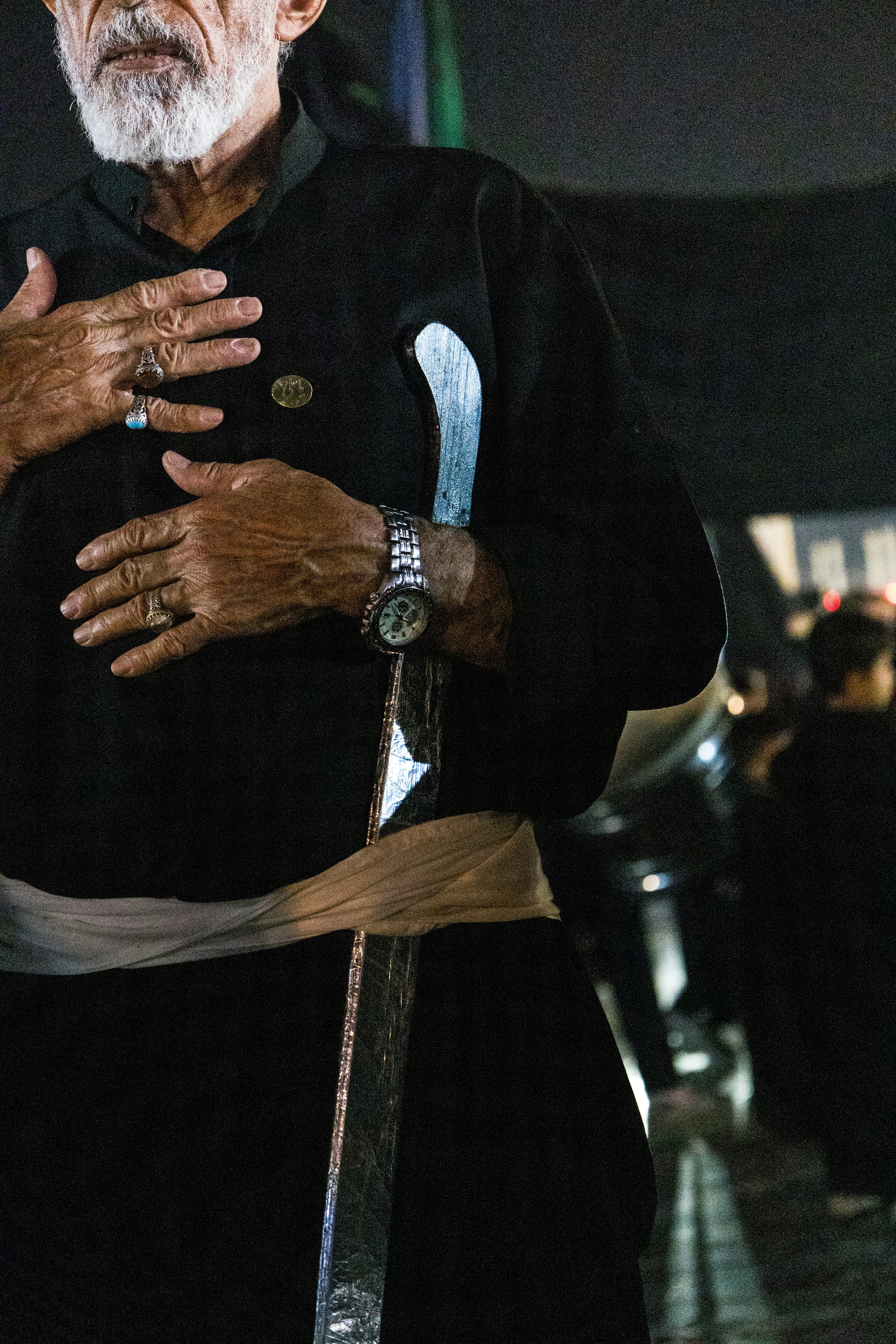 Guardian of Tradition: A Moment of Reverence