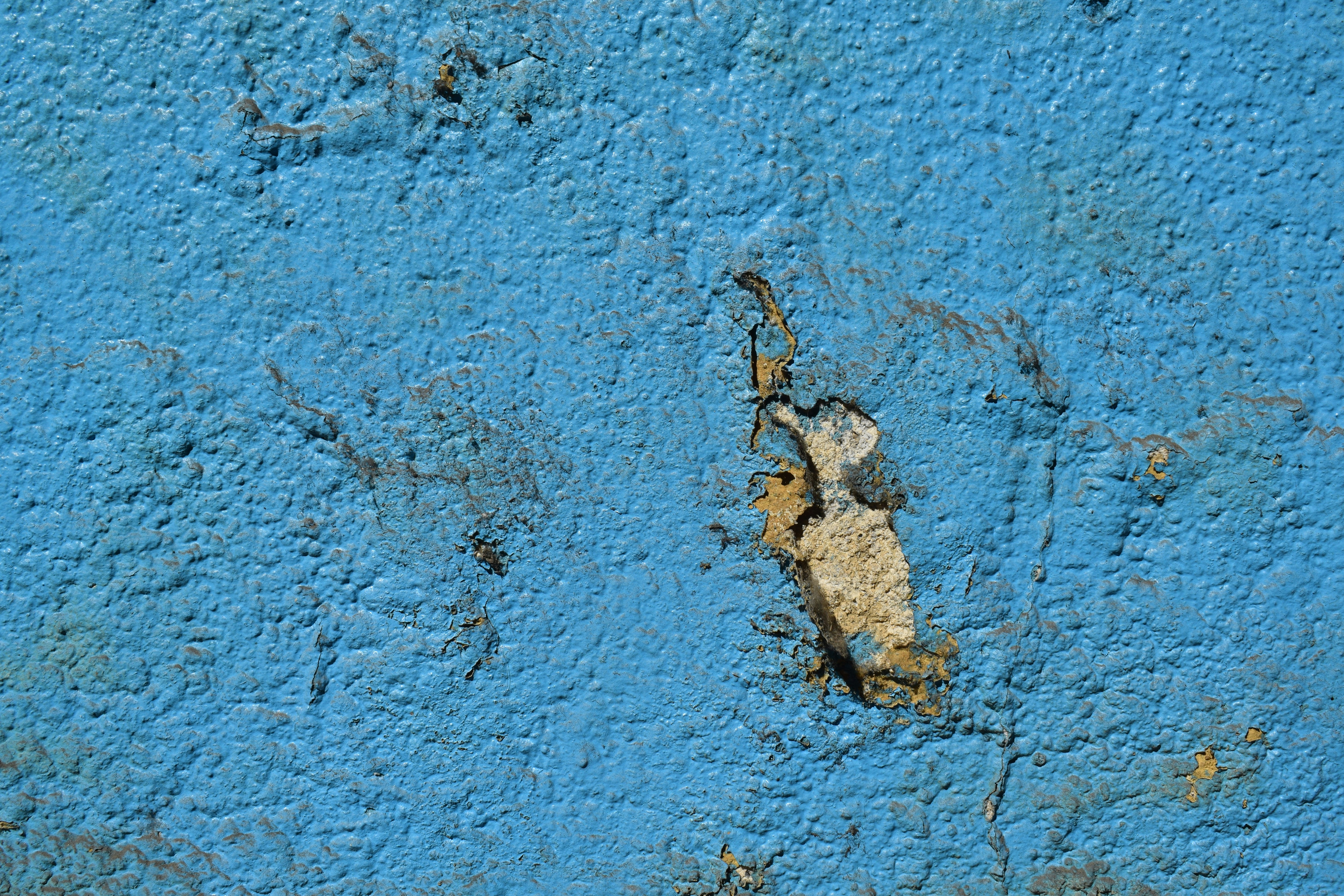 The Whisper of Time on Blue Canvas