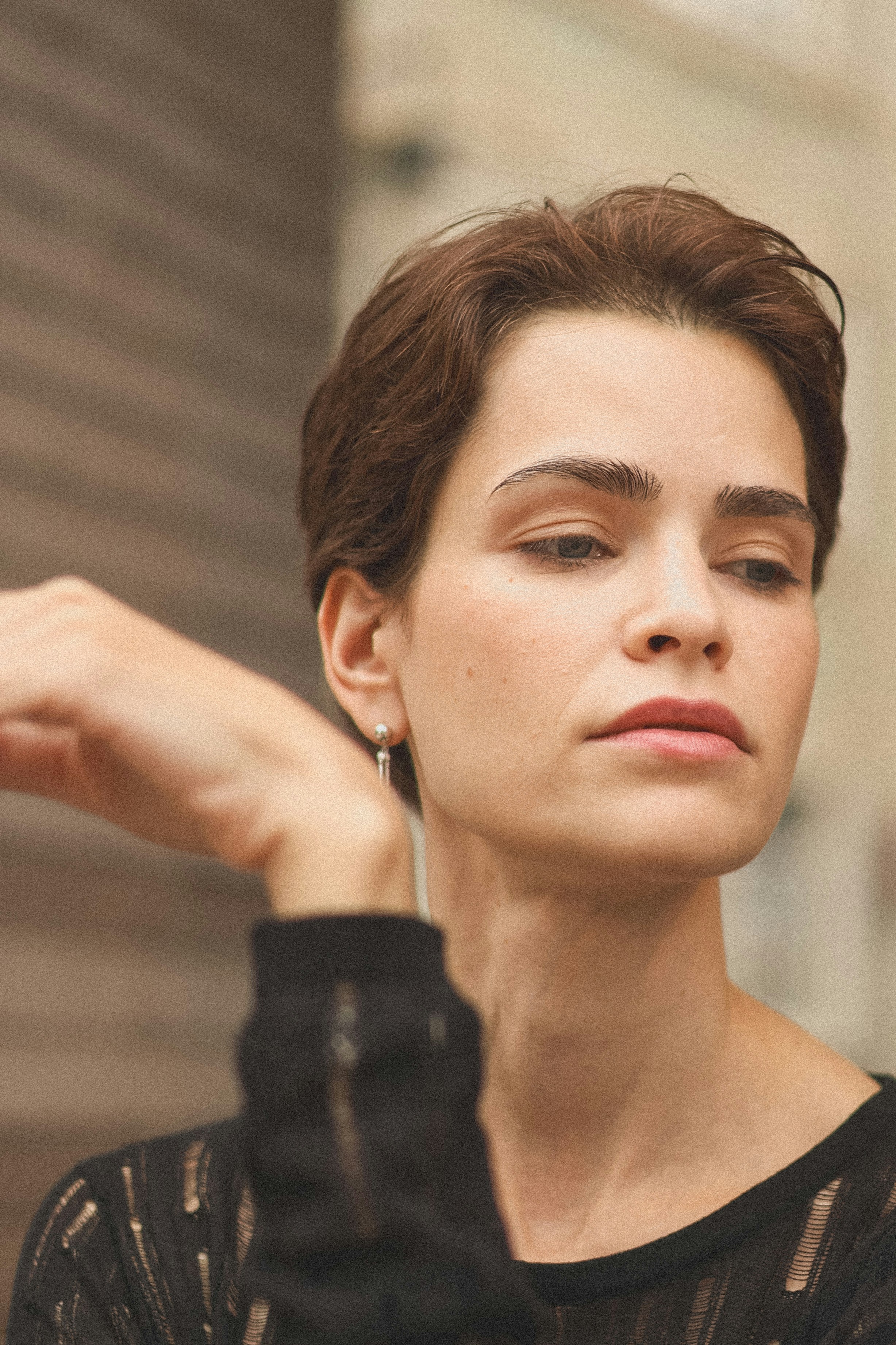 Contemplative Elegance in Urban Light
