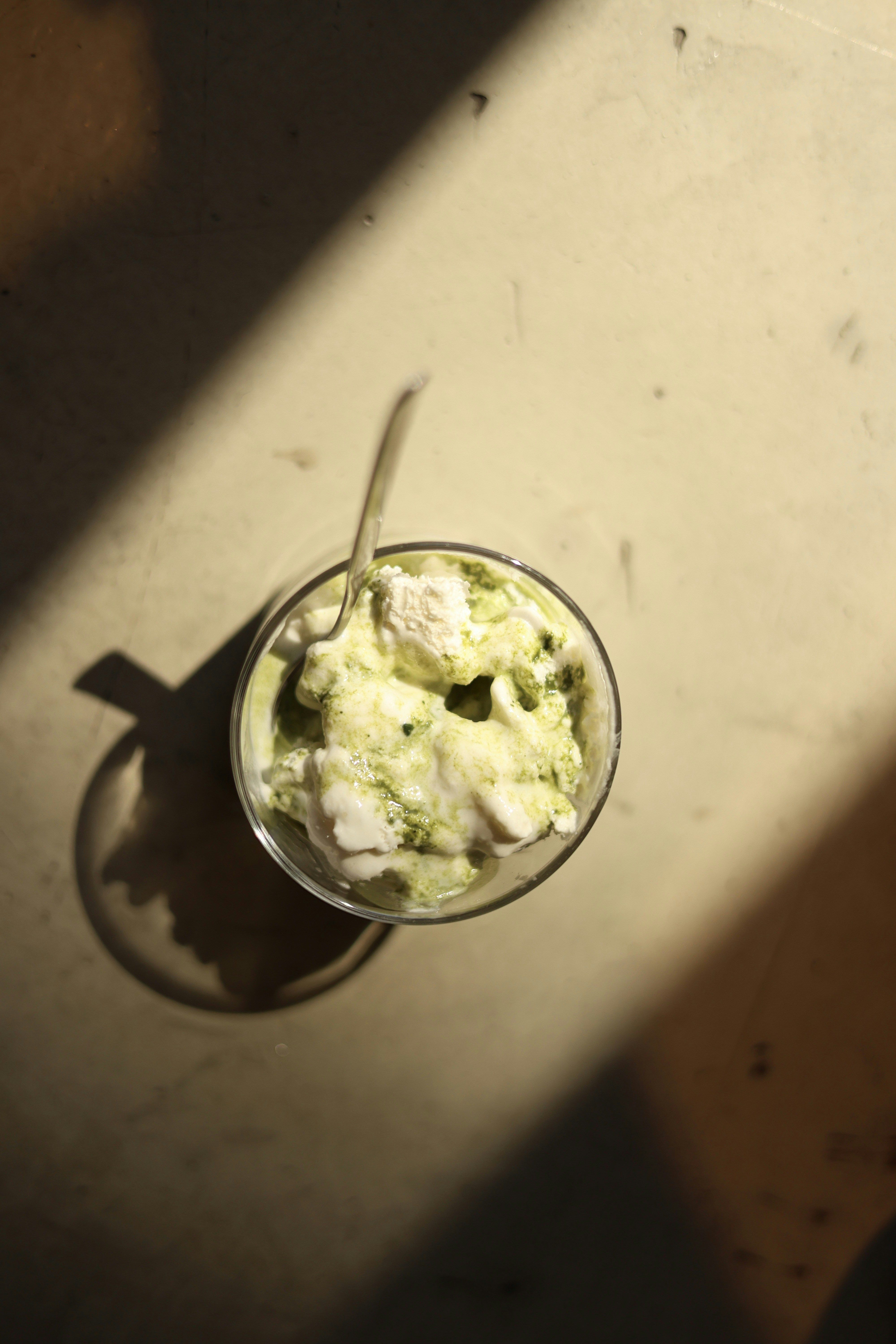 A Whimsical Delight: Green and Creamy Indulgence