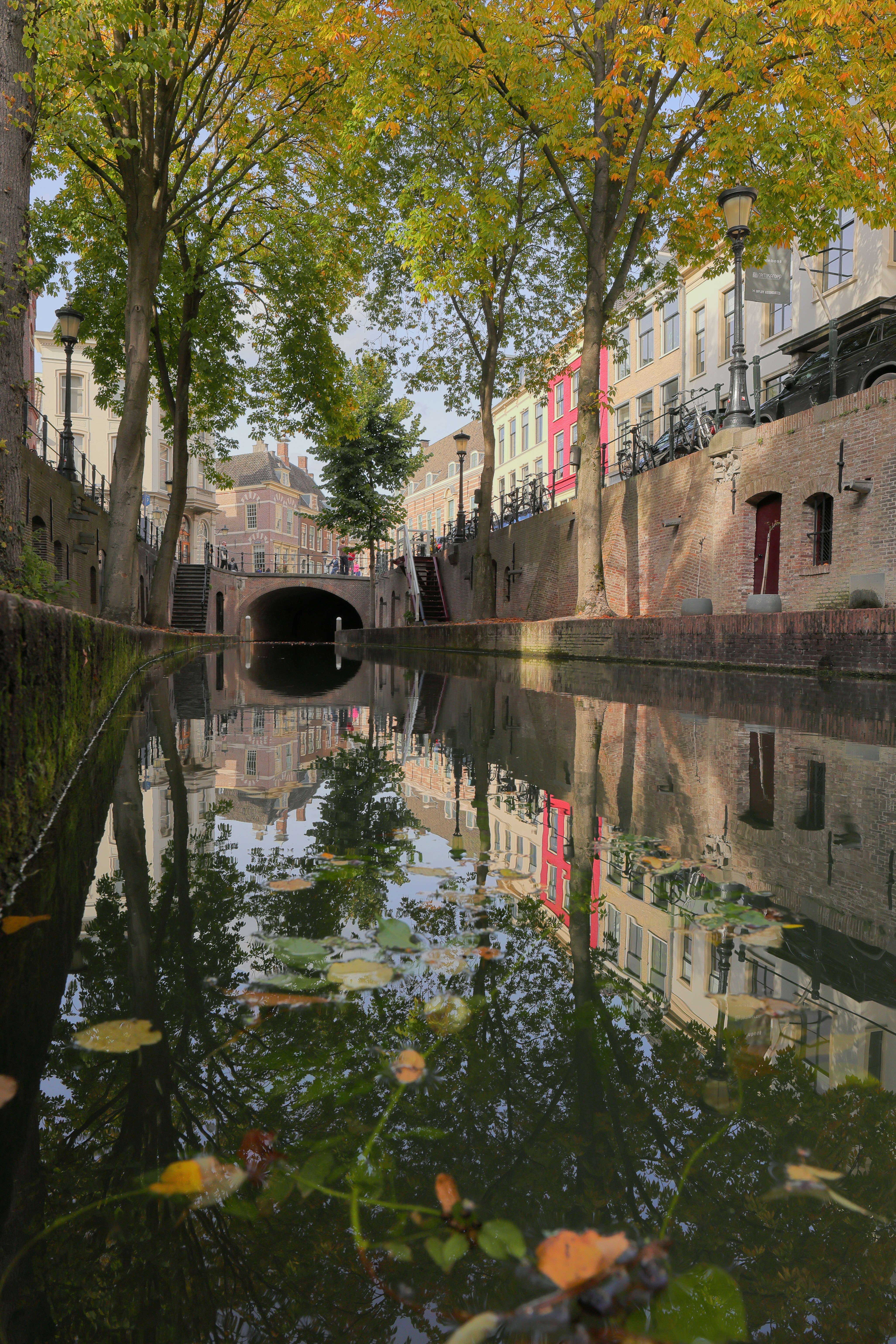 Reflections of Autumn: A Canal's Embrace