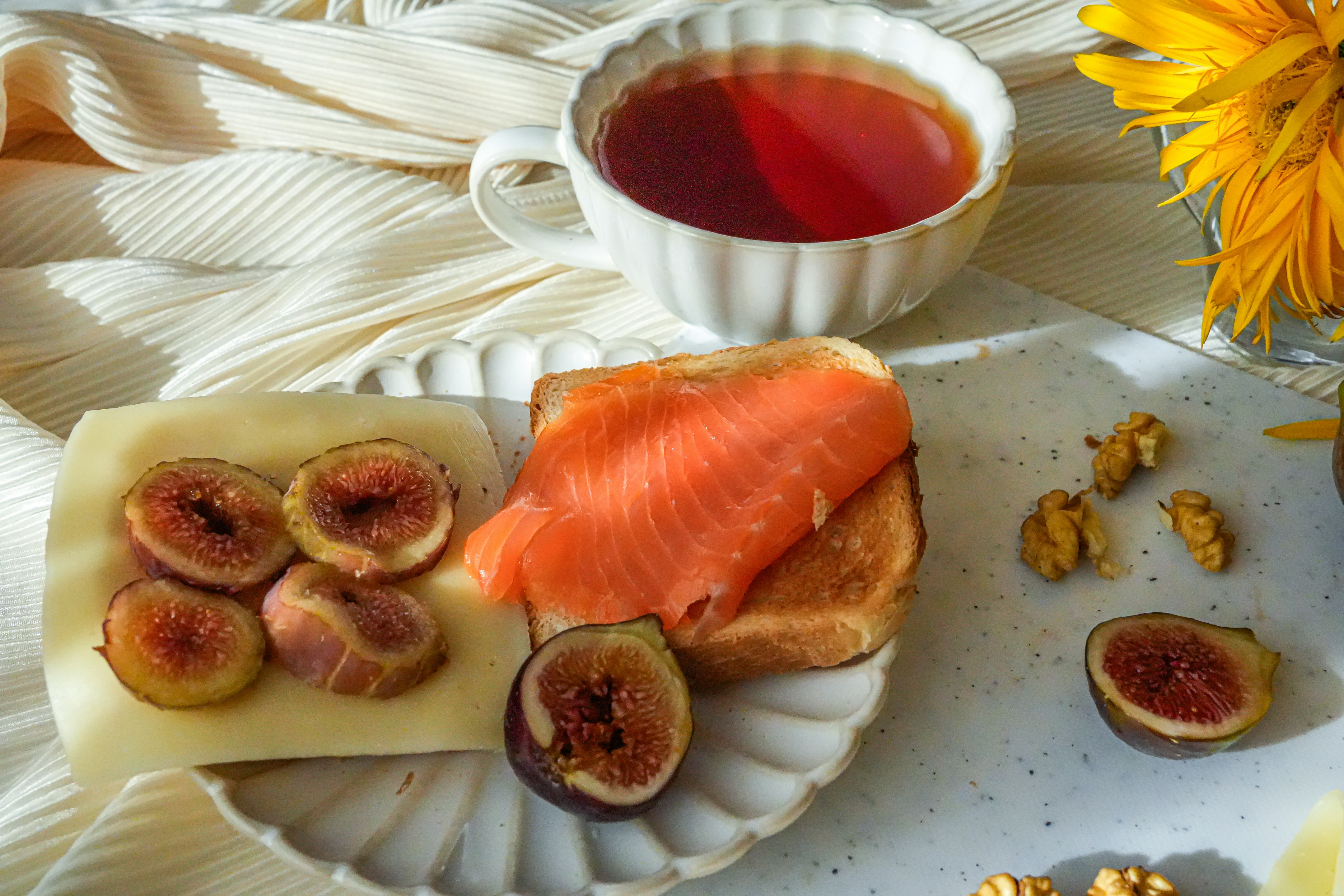 A Culinary Symphony: Salmon and Fig Delight