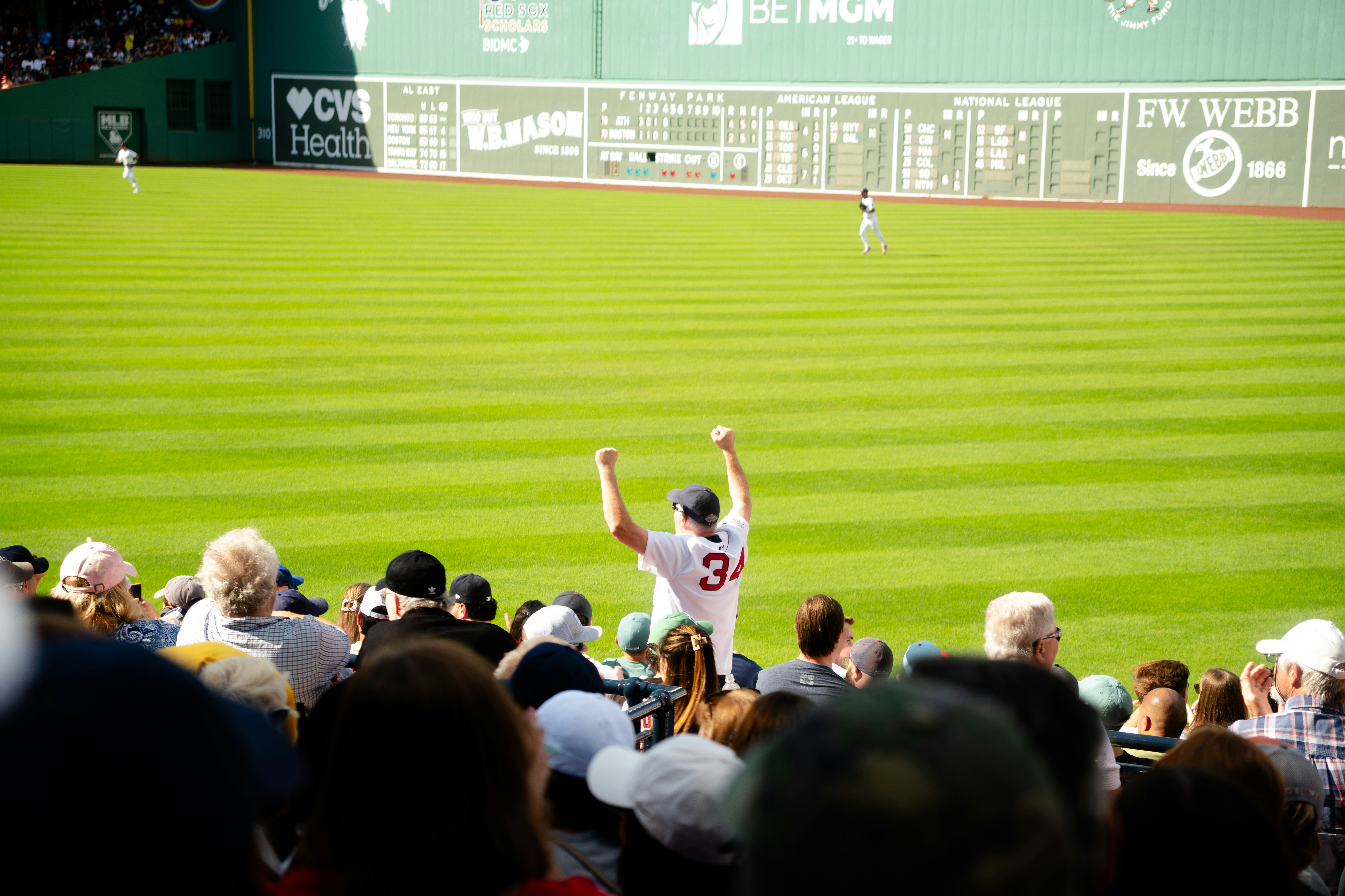 Cheering for Victory: A Fan's Triumph in the Stands