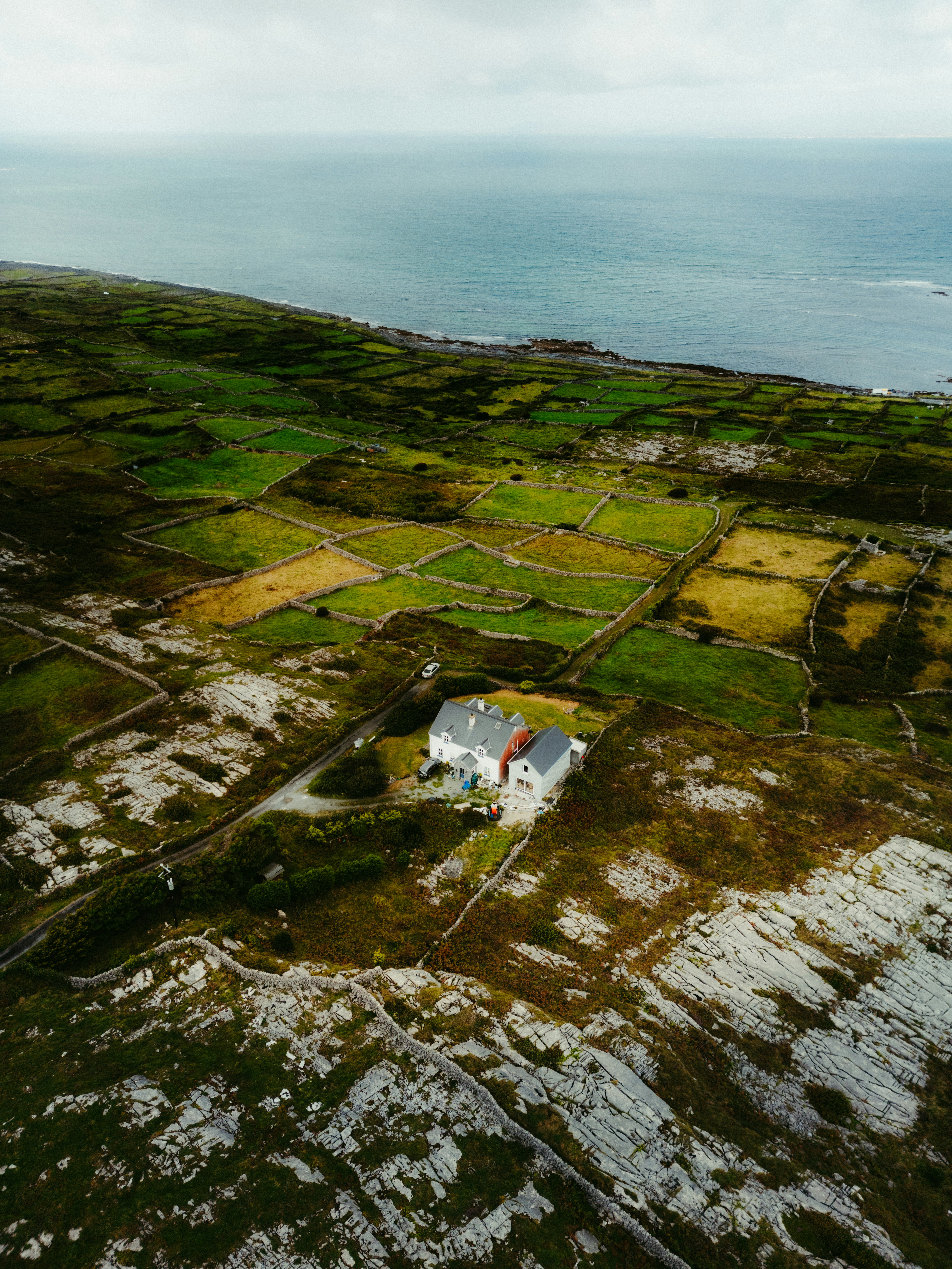 Isolated Serenity: A Homestead Amidst Nature's Patchwork