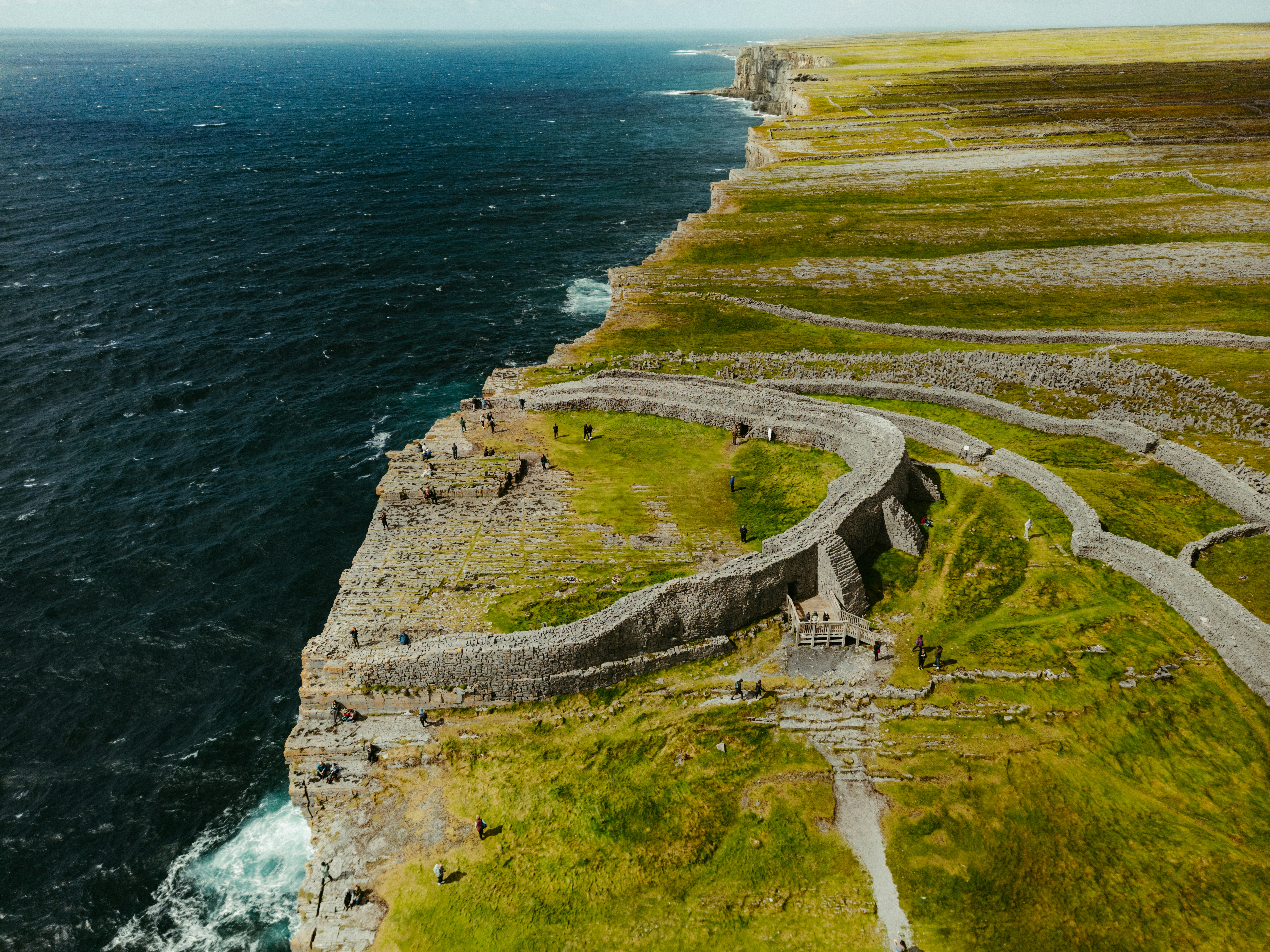 Ancient Fortifications Against the Sea's Embrace