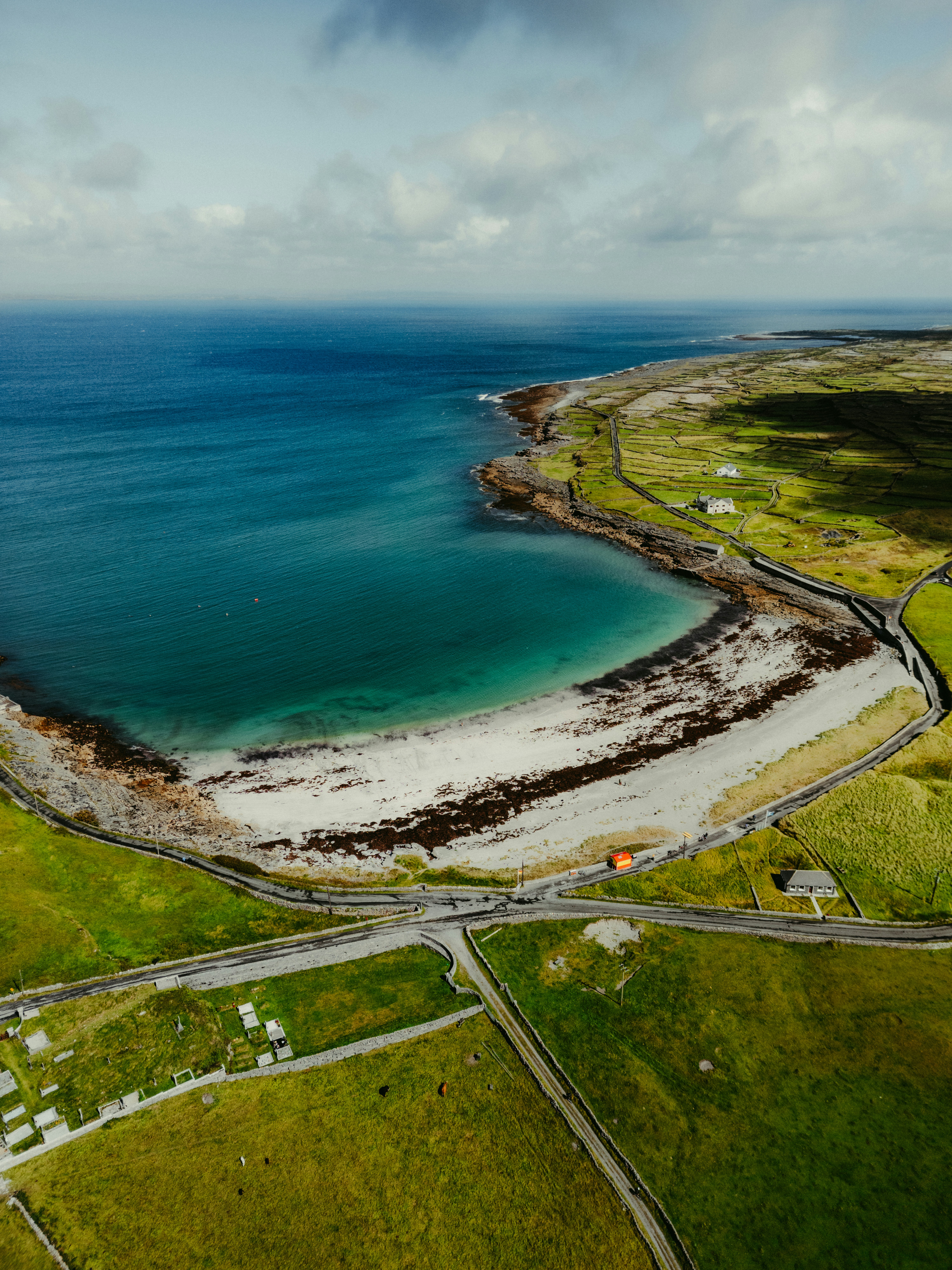 Serene Coastal Curves: A Tapestry of Land and Sea