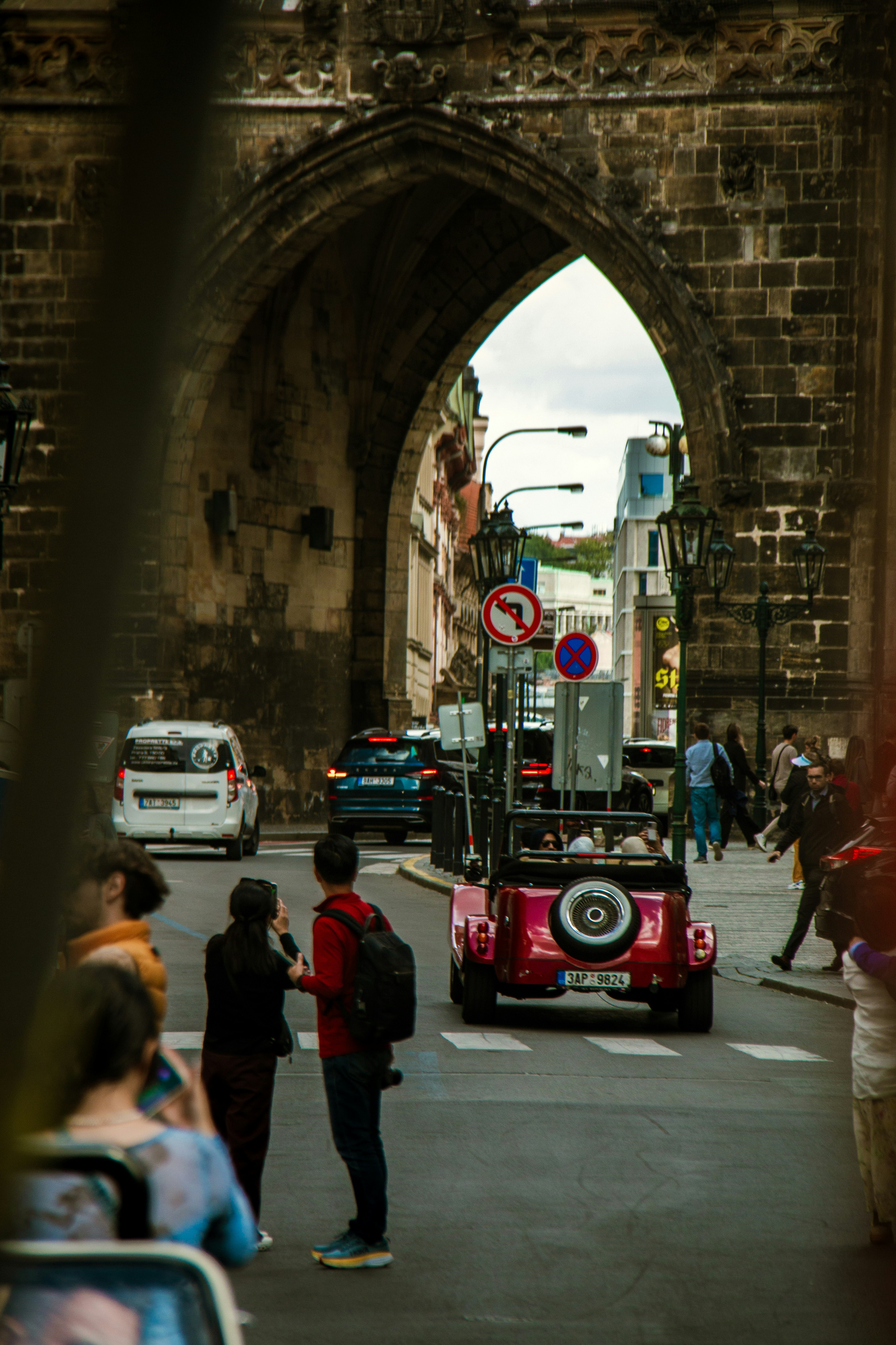 Retro Ride Through Historic Arches