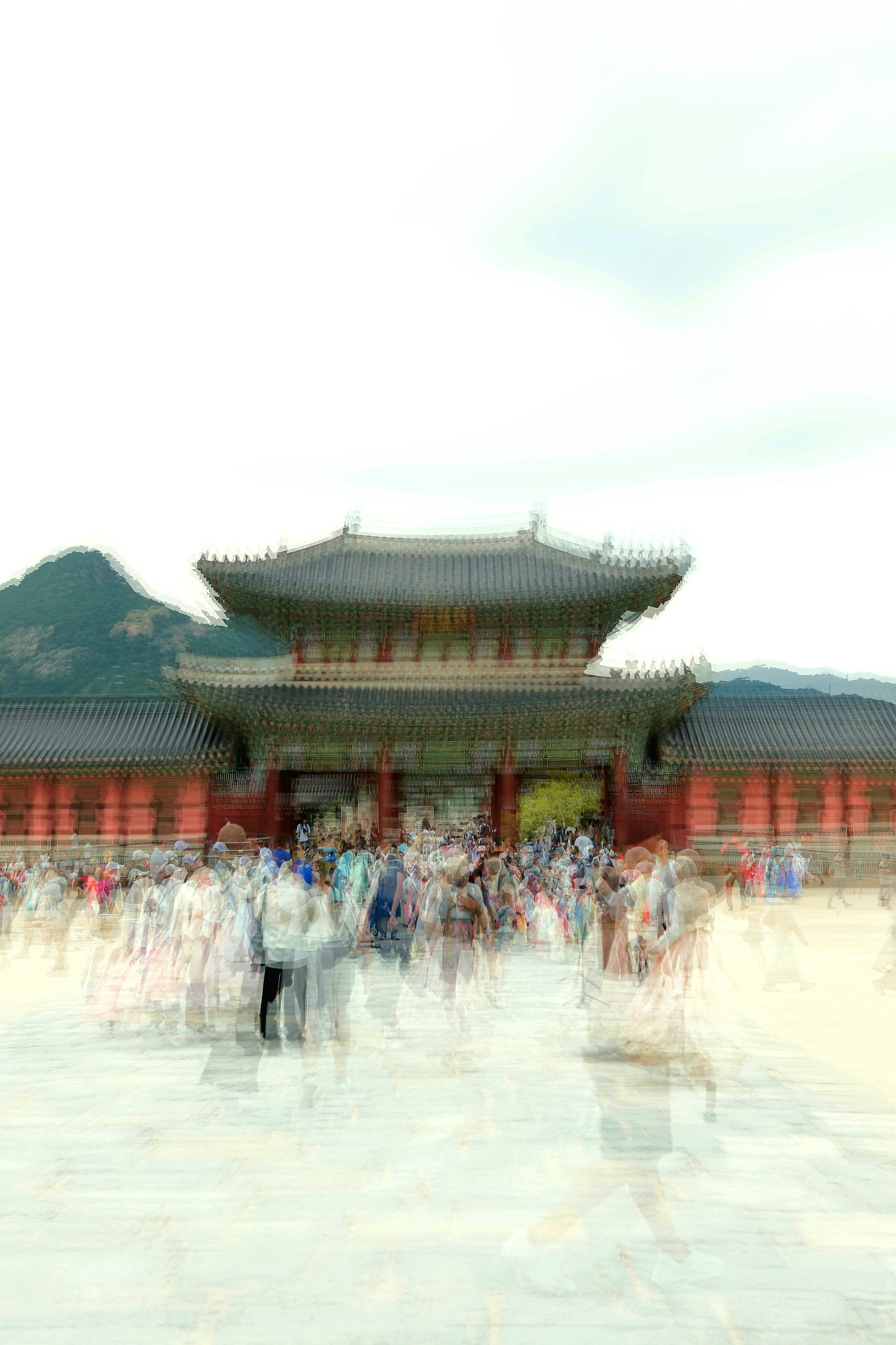 Whispers of Tradition Amidst the Crowd