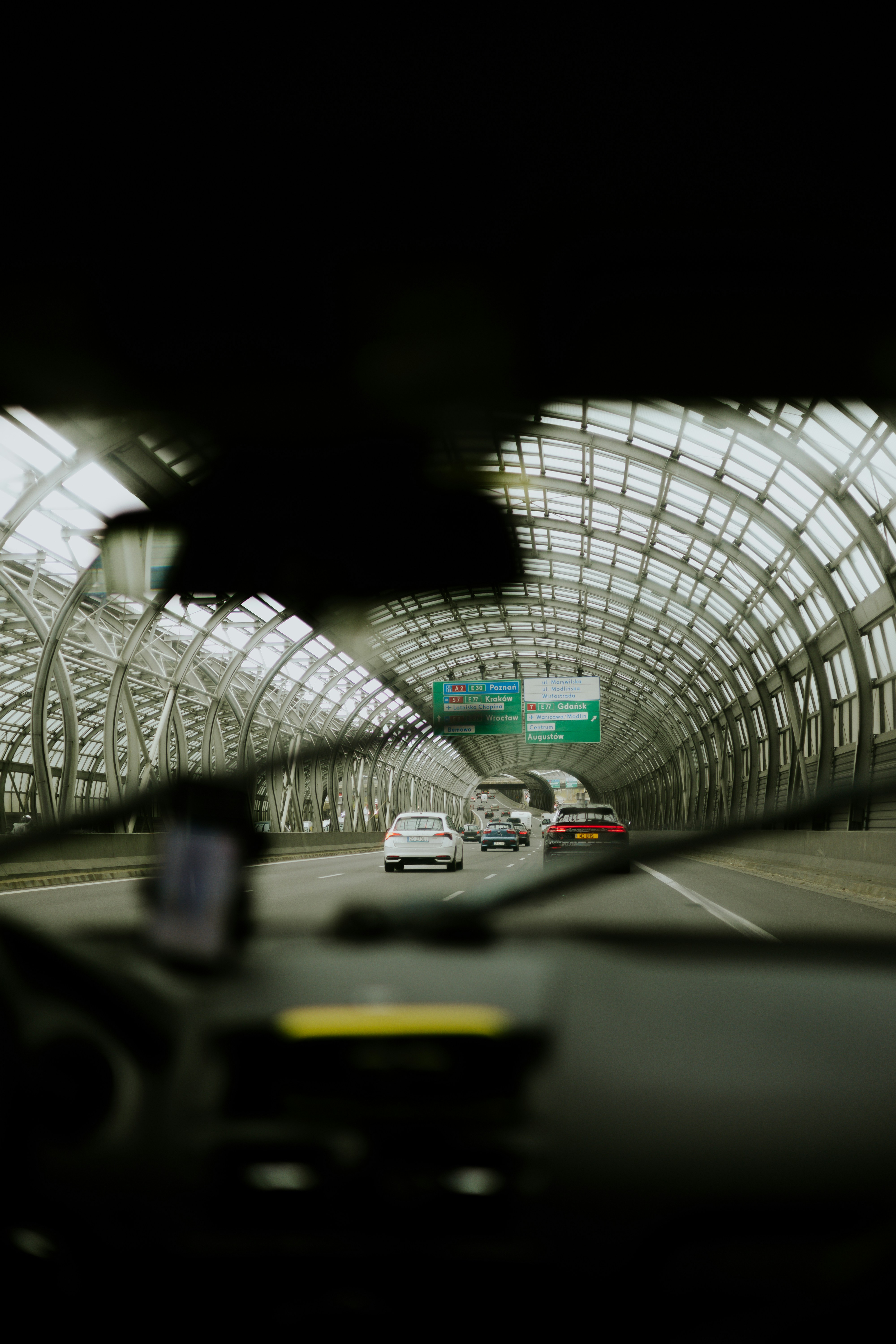 Urban Transit Through a Glass Canopy