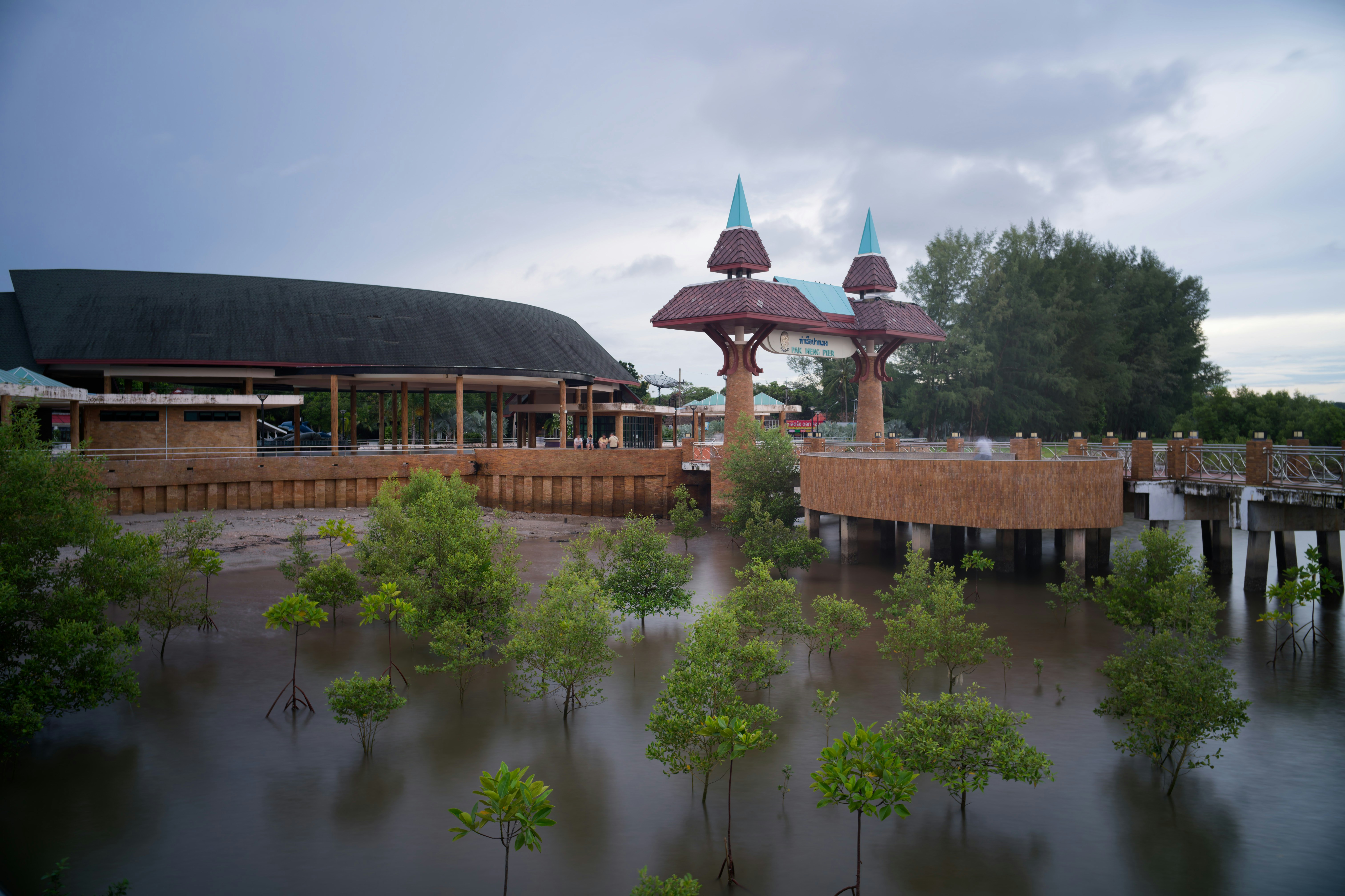 Harmony of Nature and Architecture at the Water's Edge