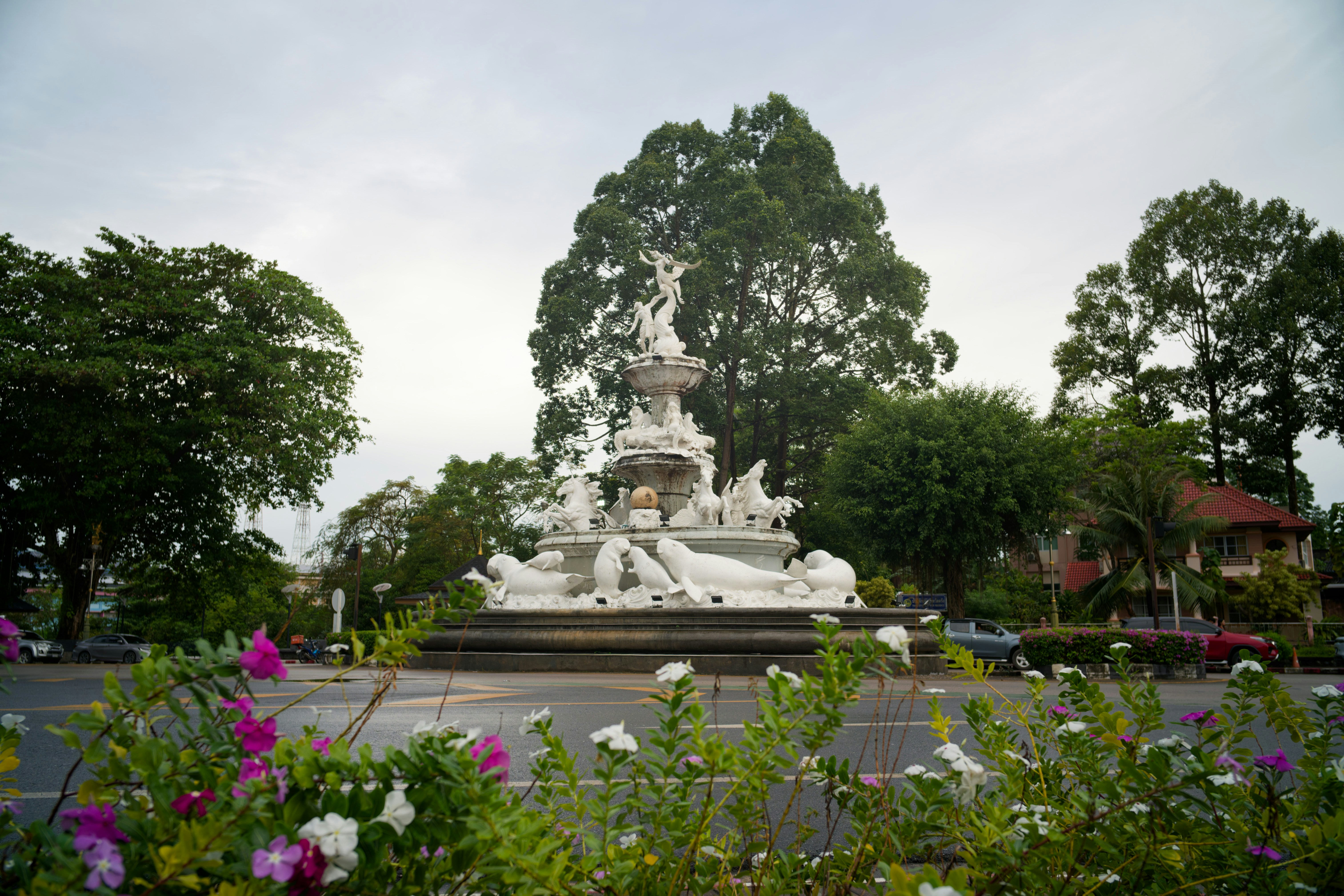 Whispers of Water and Flora: A Serene Urban Oasis