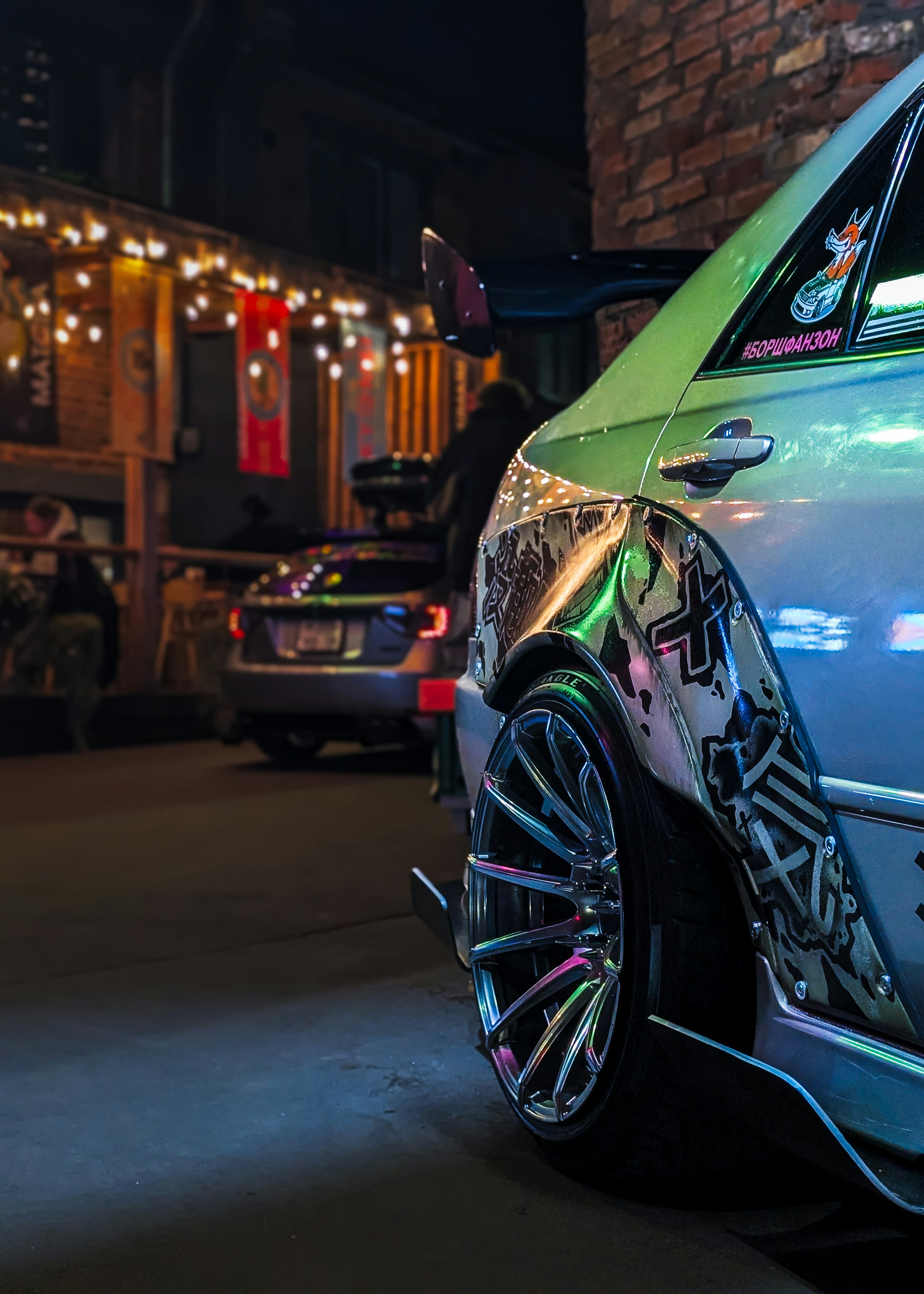 Urban Night Vibes: A Custom Car Showcase