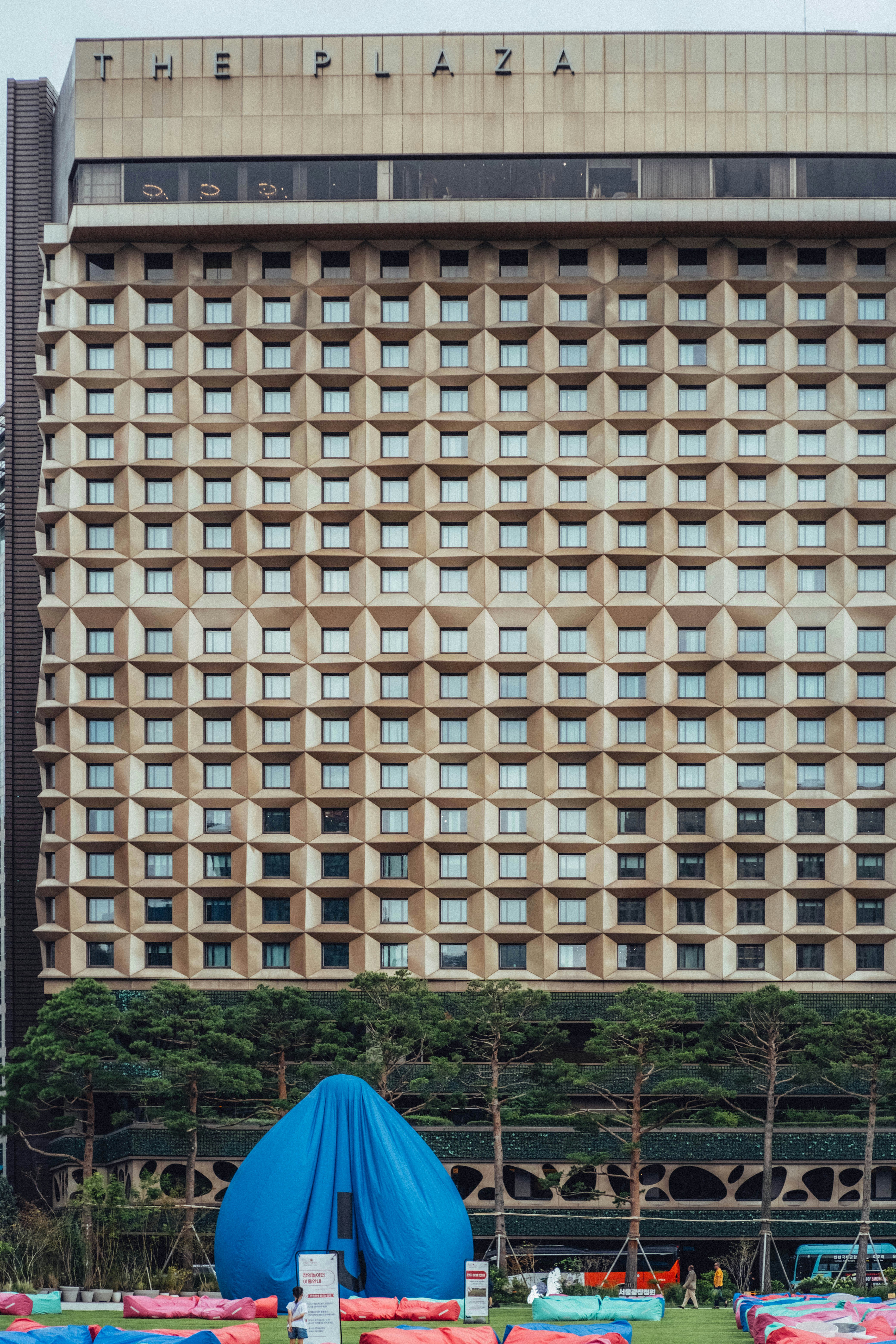 Geometric Harmony: The Plaza's Architectural Elegance