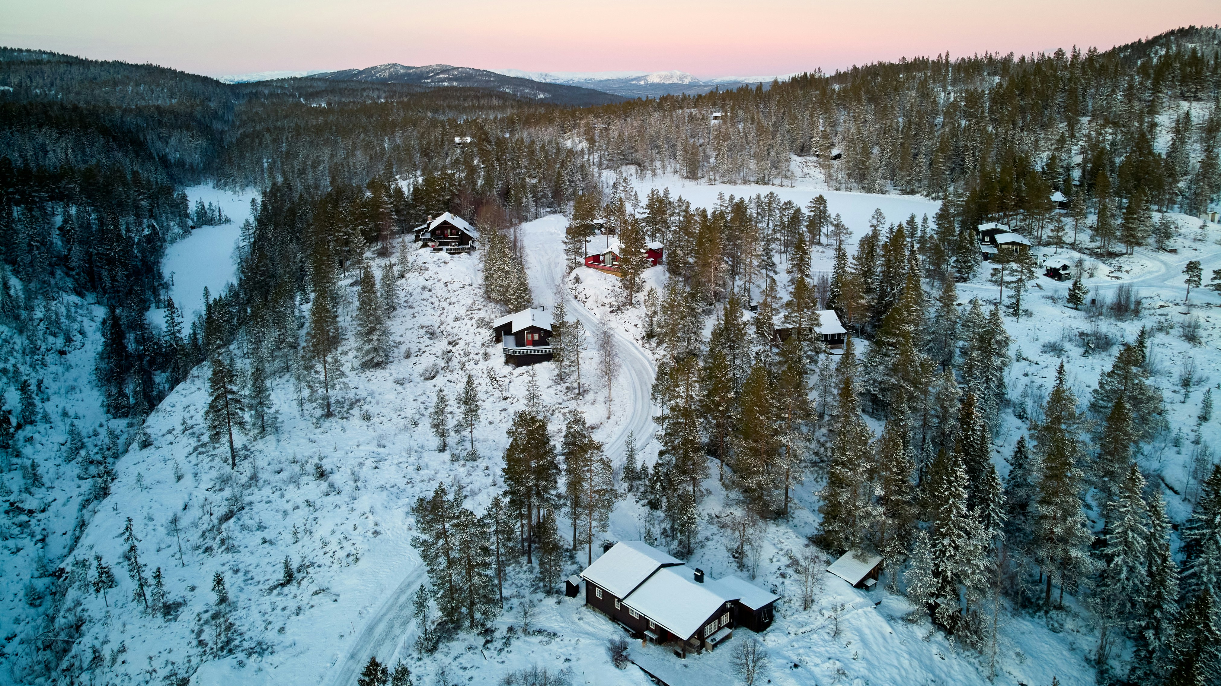 Whispers of Winter: A Snow-Covered Retreat