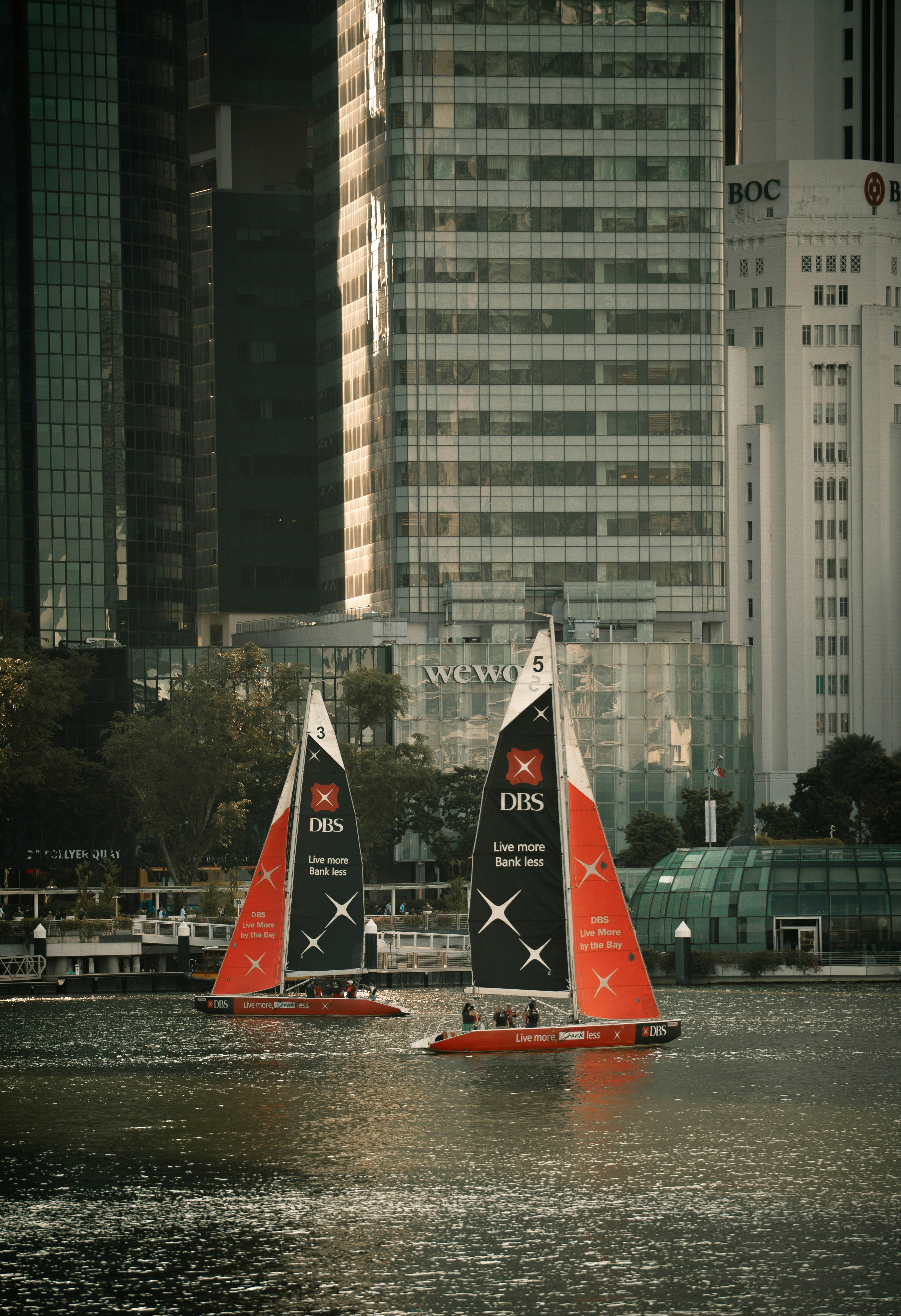 Sailing Through Urban Reflections