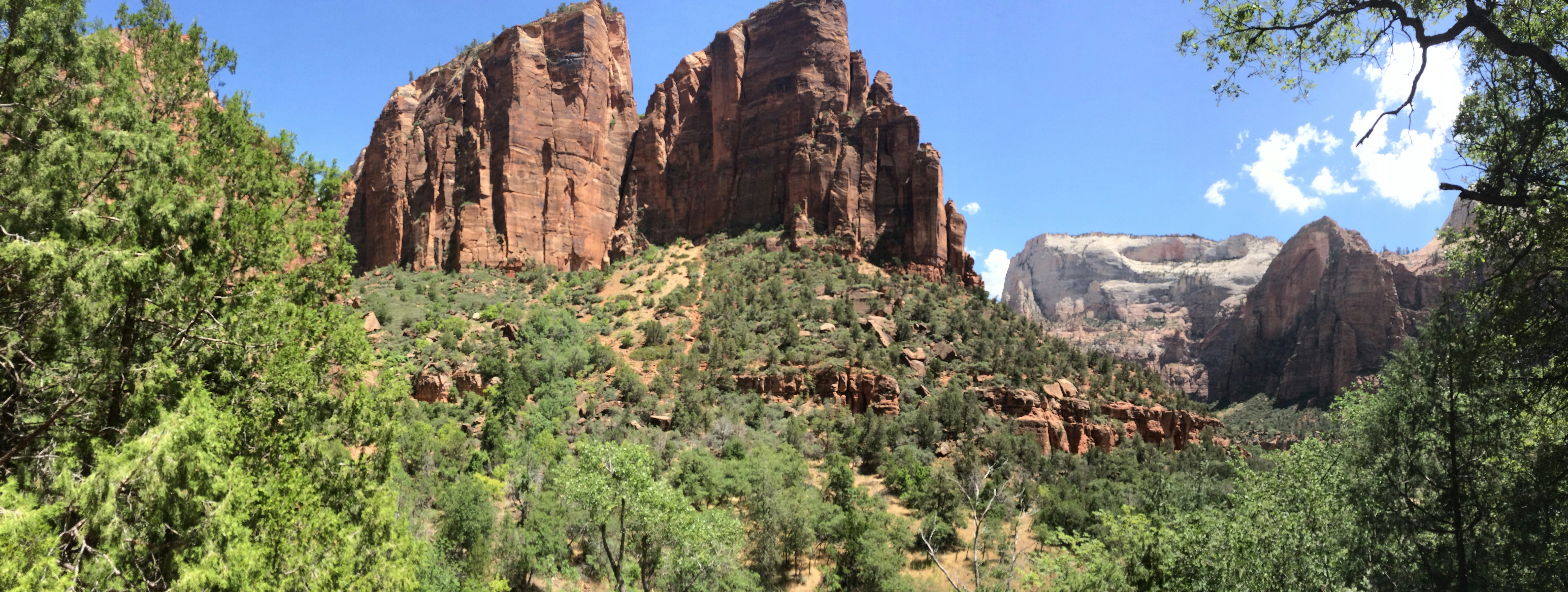 Majestic Peaks of Zion's Embrace