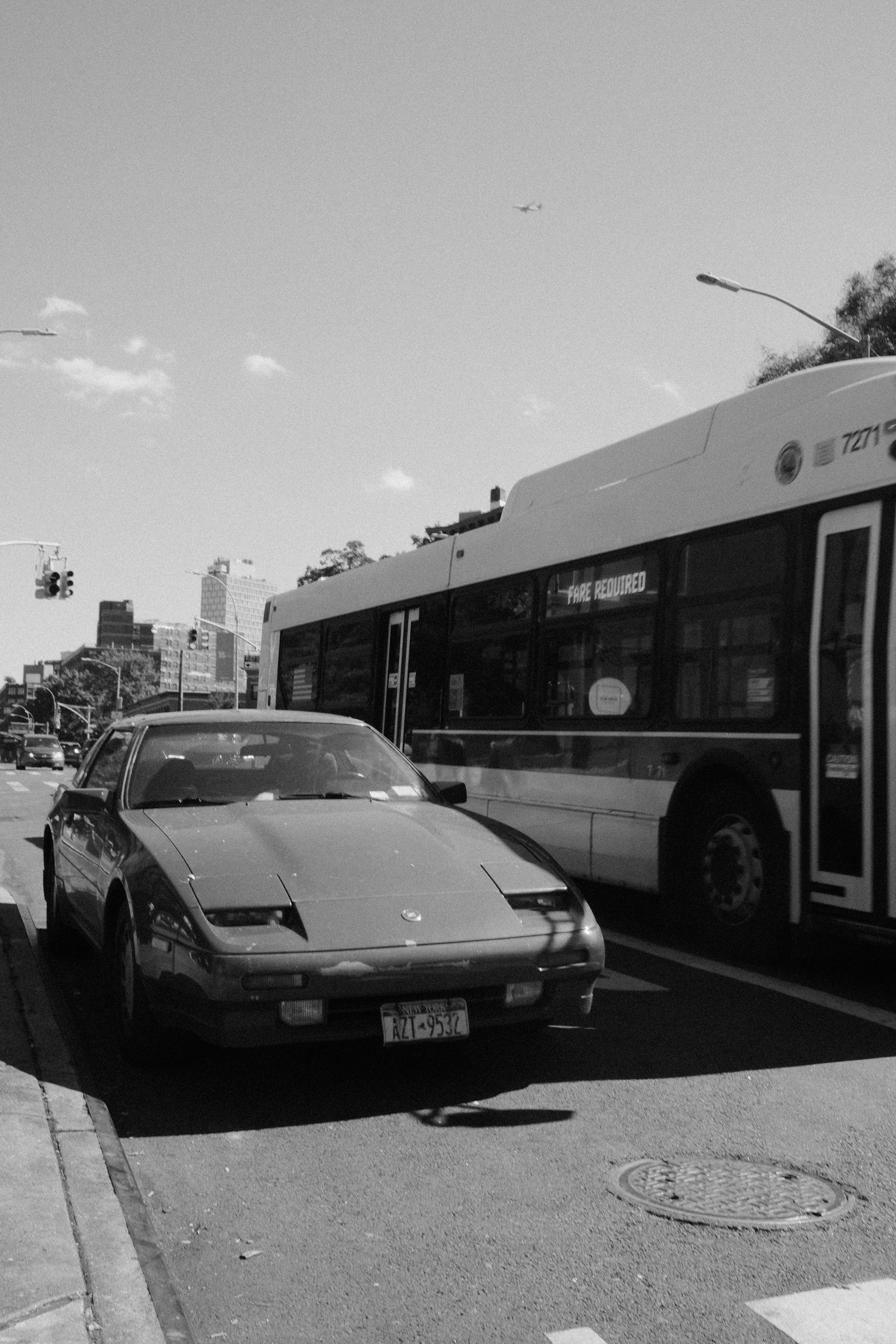 Urban Echoes: A Glimpse of Time on City Streets