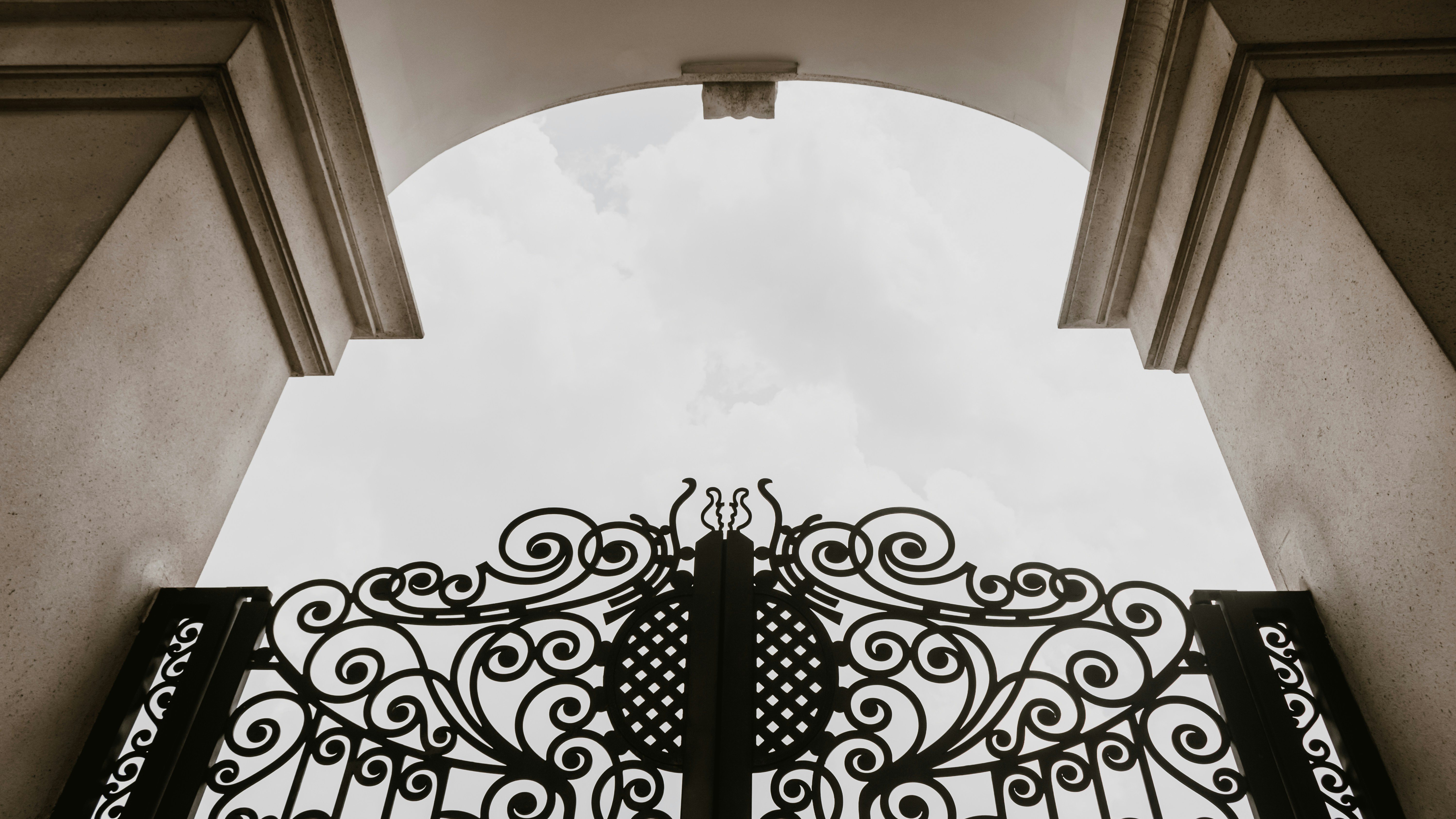 Portal of Iron: Sky Through the Archway